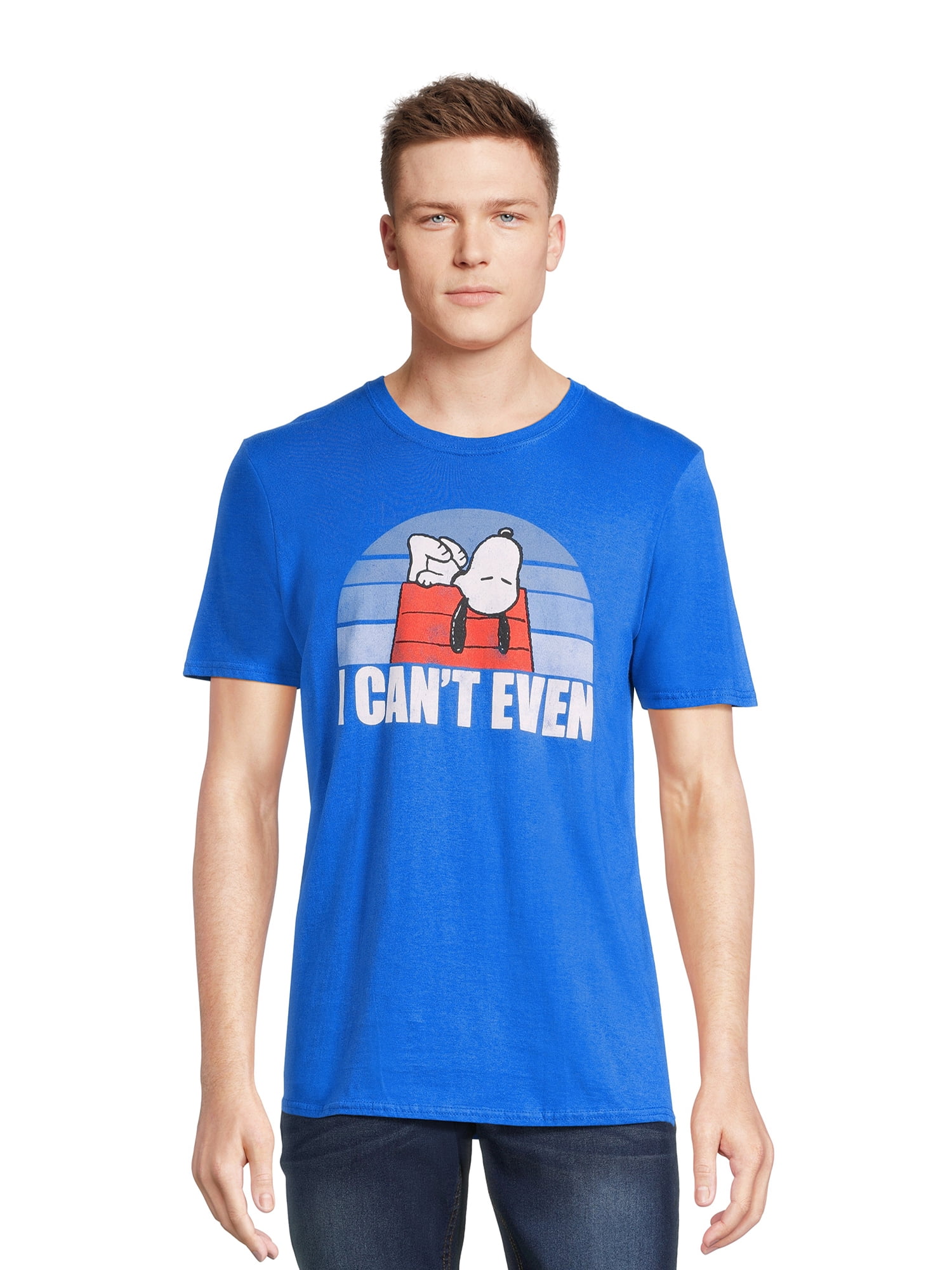 Snoopy Graphic Tee - Short Sleeve Shirt for Snoopy Fans - Walmart.com