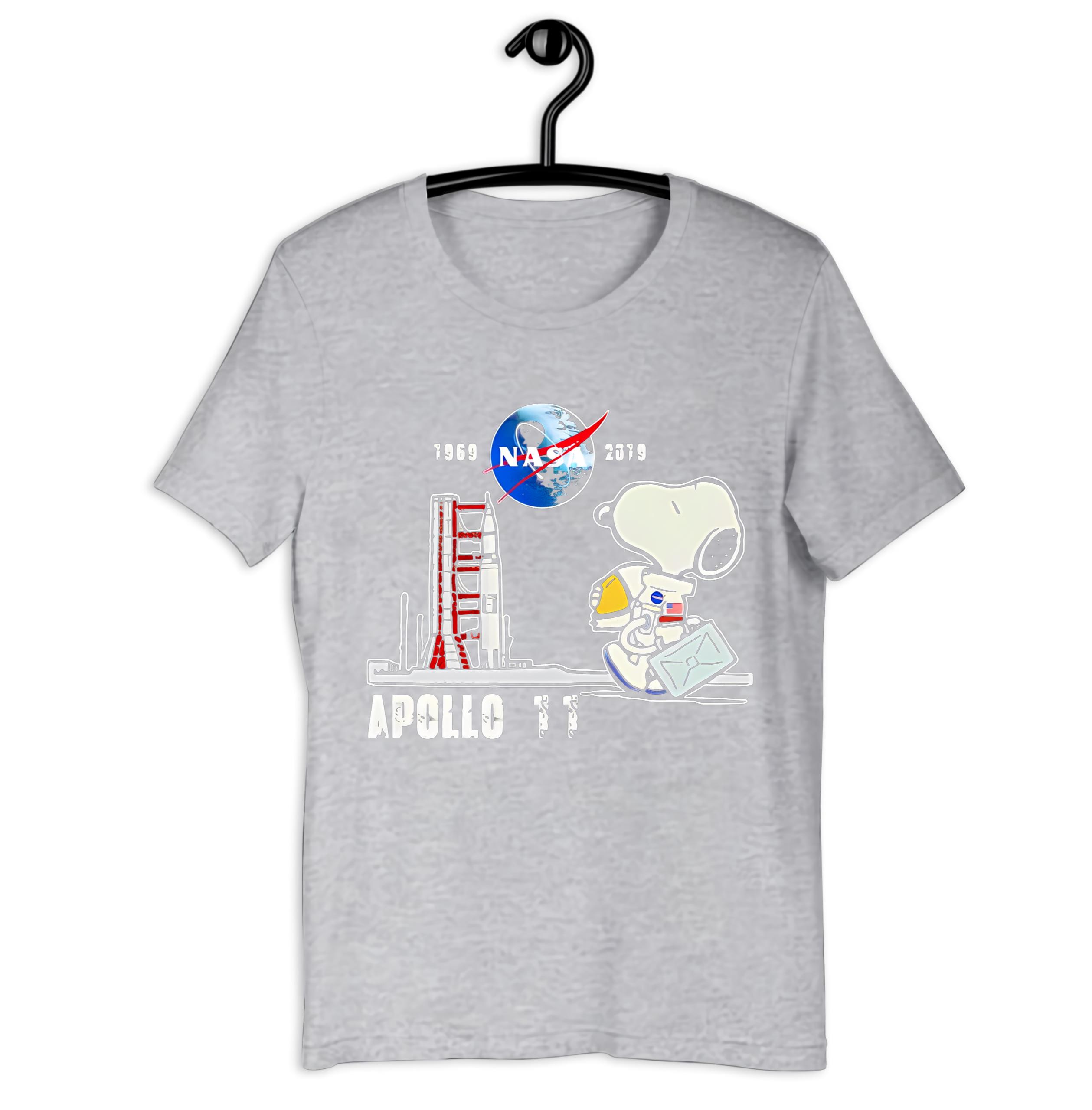 Snoopy Nasa 1969 2019 Apollo 11 80s T Shirt - Walmart.com