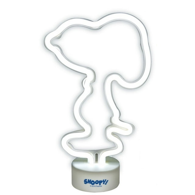 Snoopy Neon Decorative LED Light. 11" H. - Walmart.com