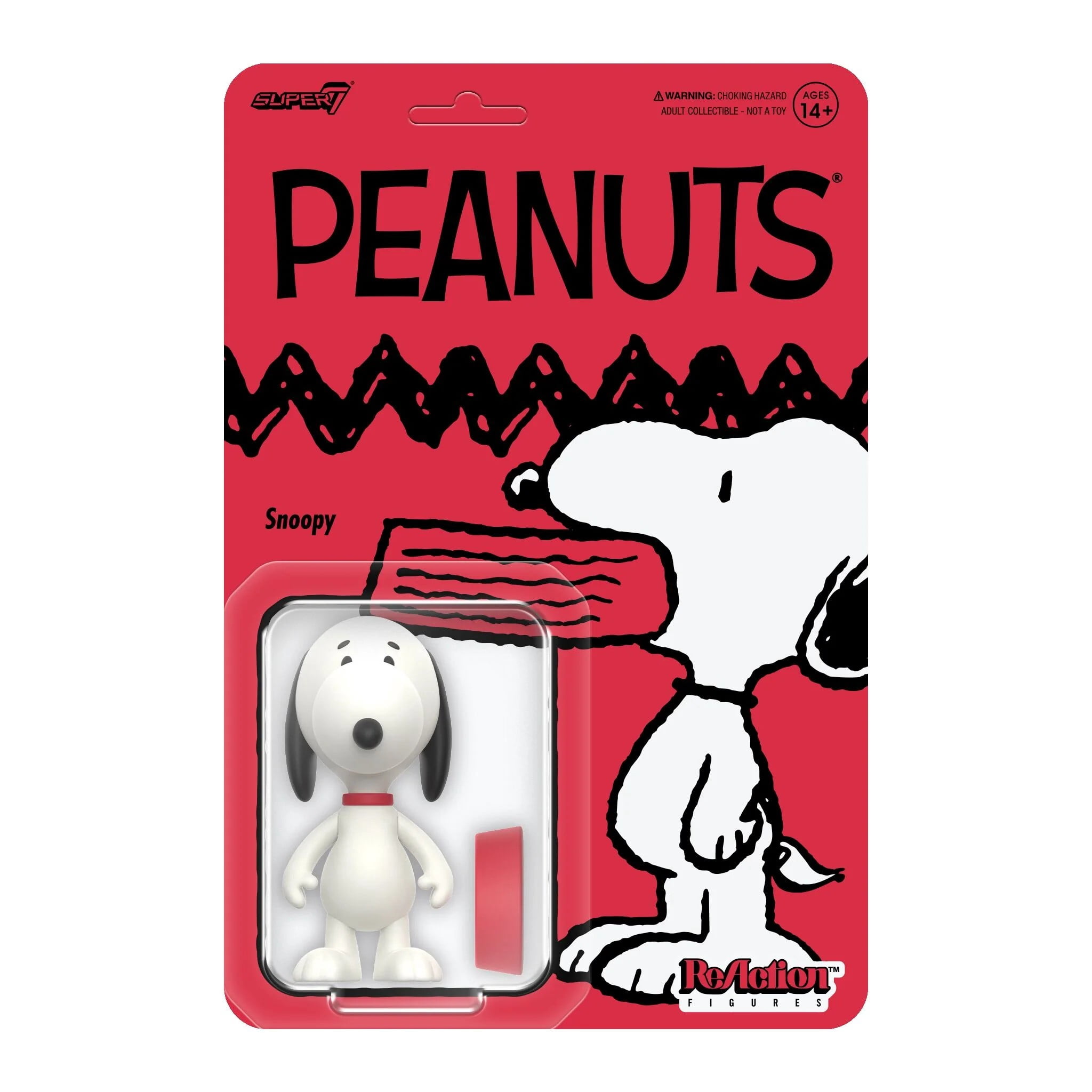 Snoopy Peanuts Super 7 Reaction Action Figure - Walmart.com