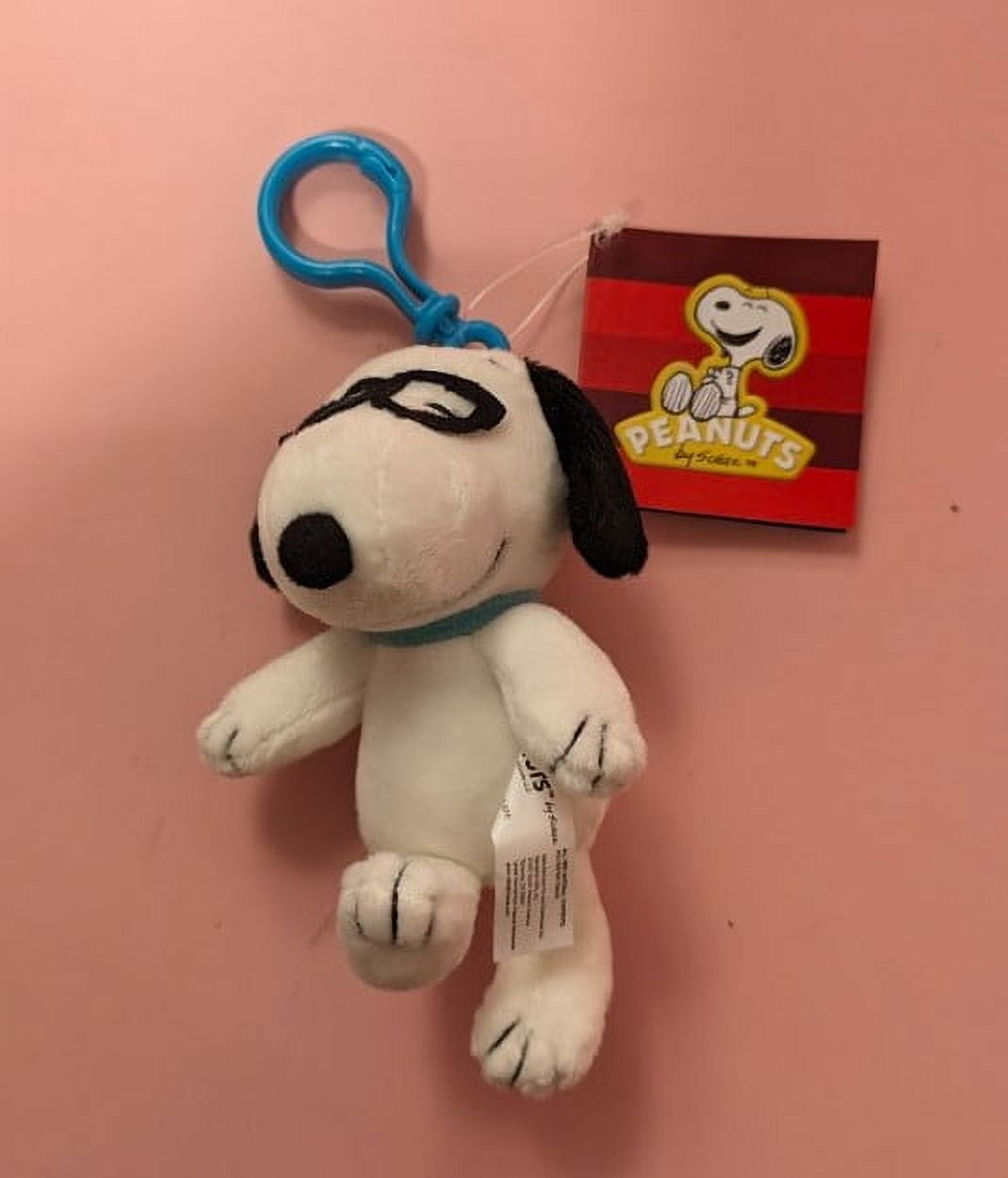 Snoopy Plush Clip Plush Keychain with glasses - Walmart.com