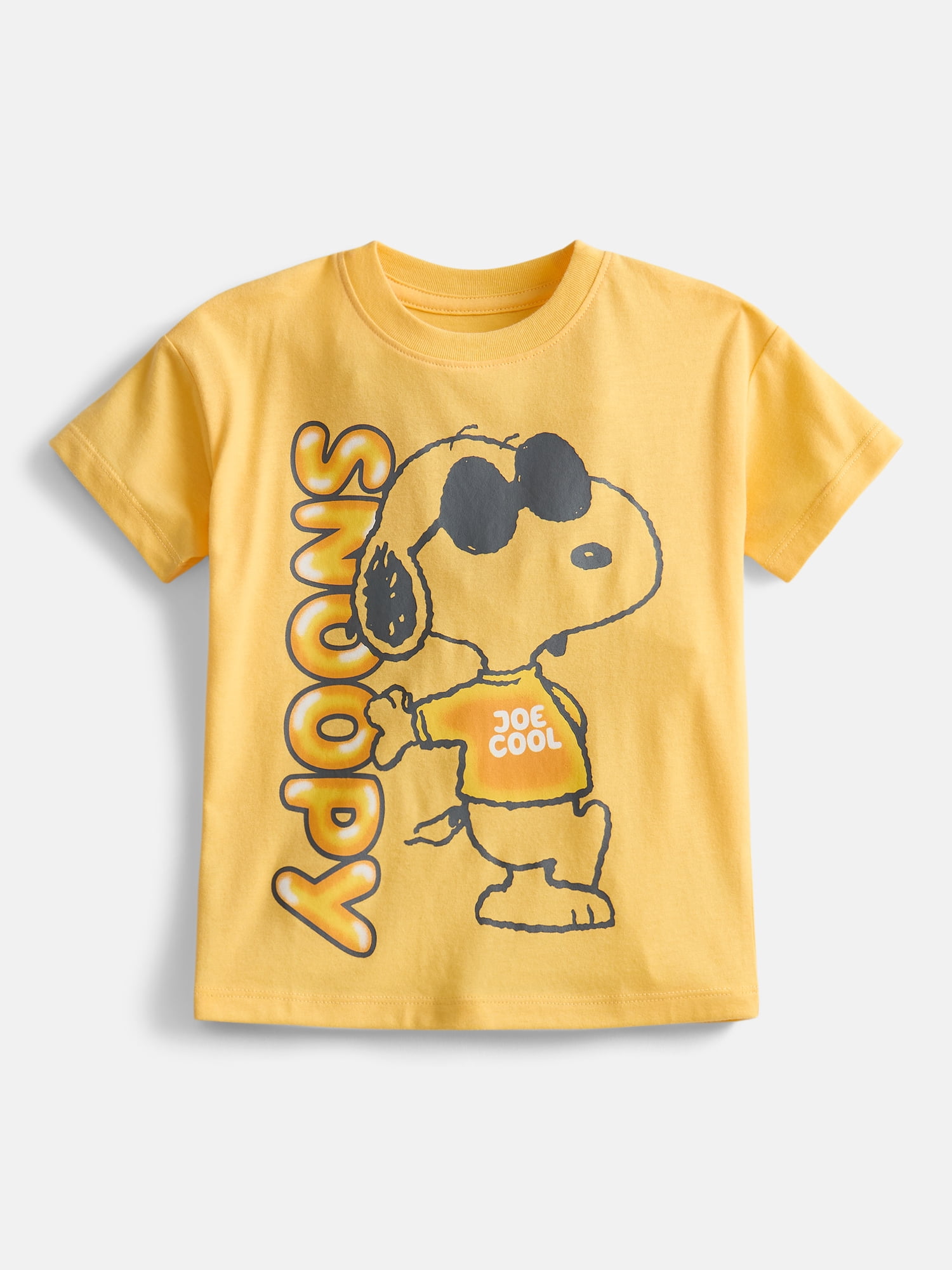 Peanuts Snoopy Toddlers' Graphic Tee with Short Sleeves, Sizes 12M-5T ...