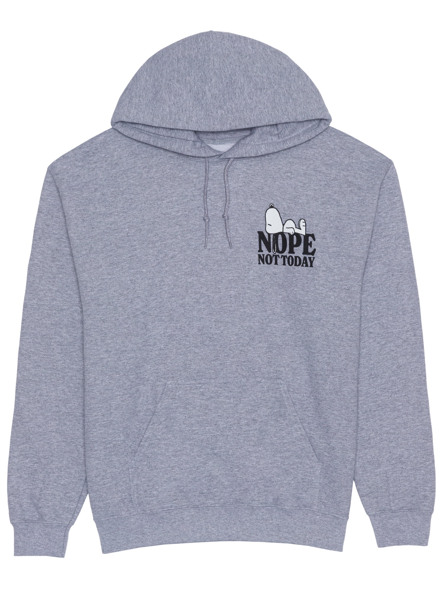 Snoopy Tomorrow Men's & Big Men's Graphic Hooded Sweatshirt with Long ...