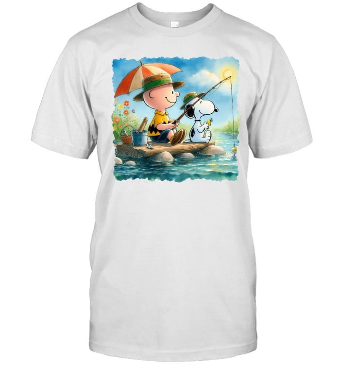Snoopy and Charlie Brown fishing - Walmart.com