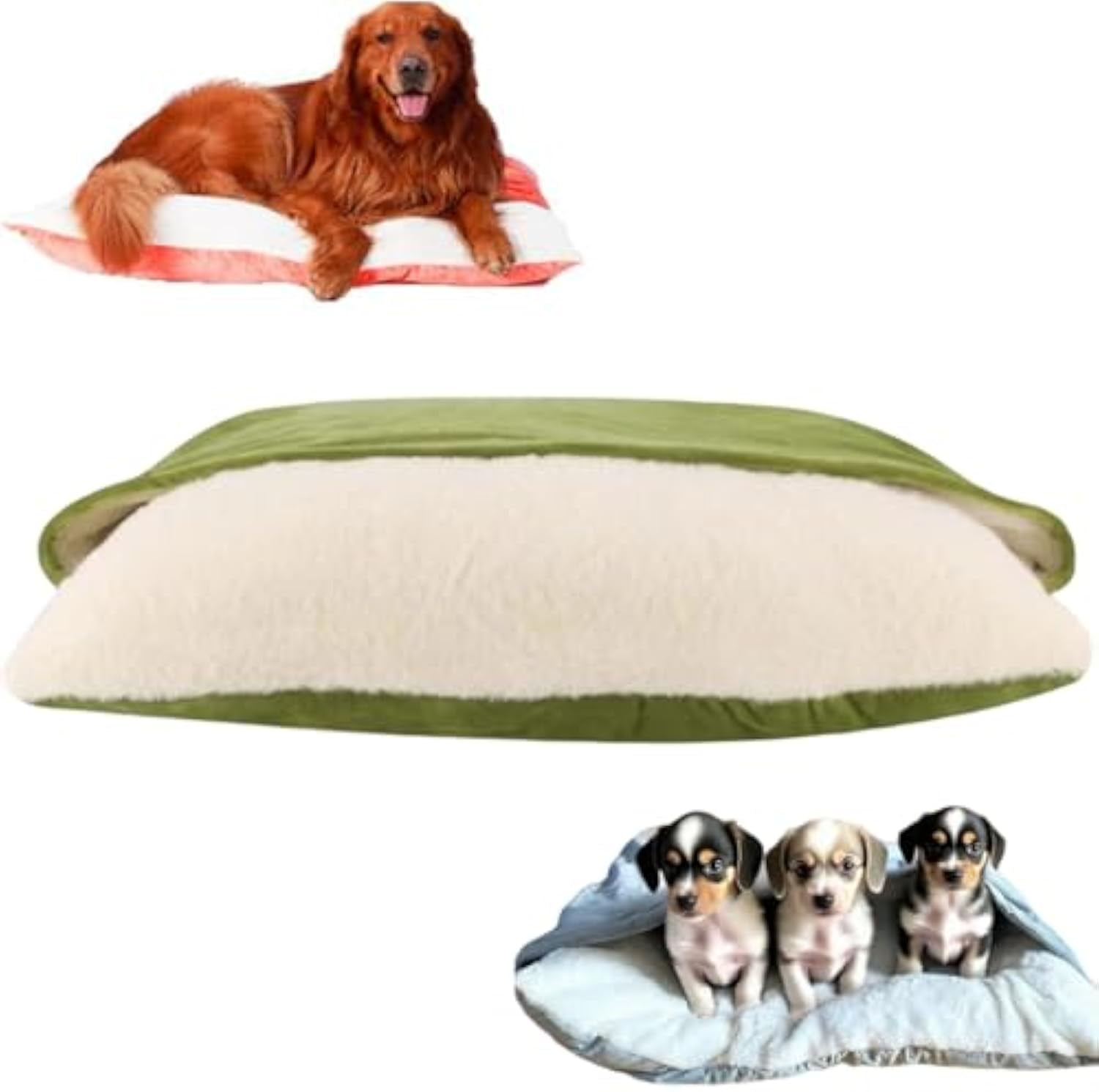 Snootzi Snuggle Burrow Bed–Easy-Access Hooded Cave Design, Machine-Wash ...