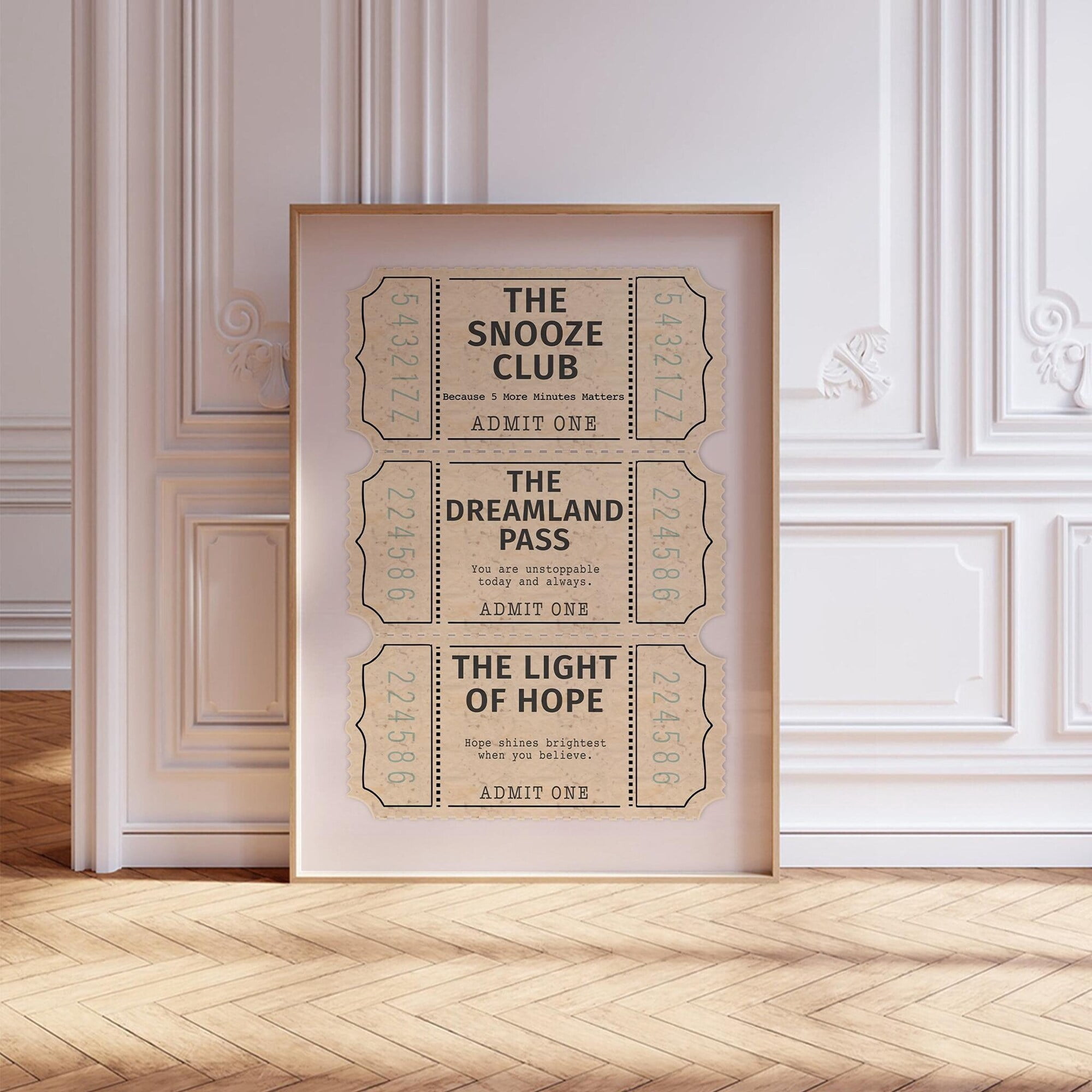 The Snooze Club Print, Dreamland And Hope Motivational Inspirational ...