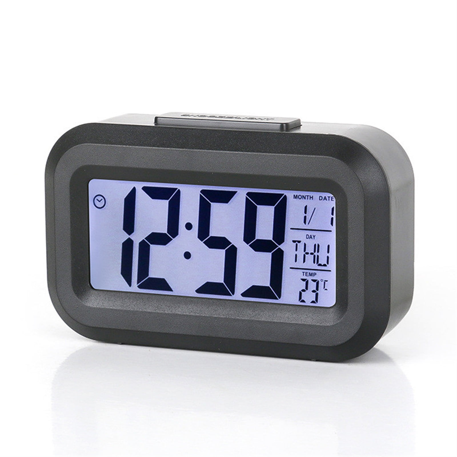 Snooze Mute Calendar Desktop Electronic Backlight Table Clocks Desktop ...