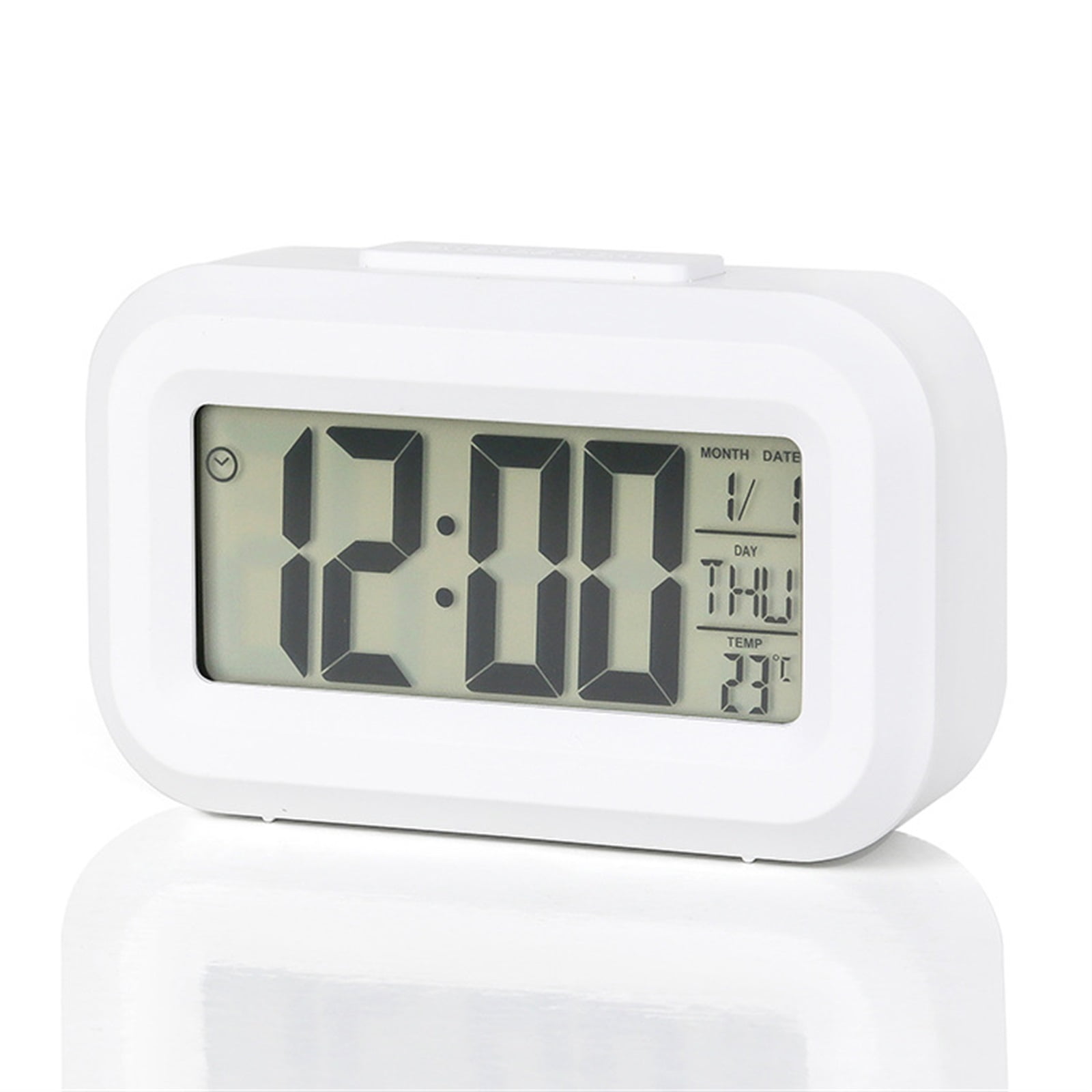 Snooze Mute Calendar Desktop Electronic Backlight Table Clocks Desktop ...