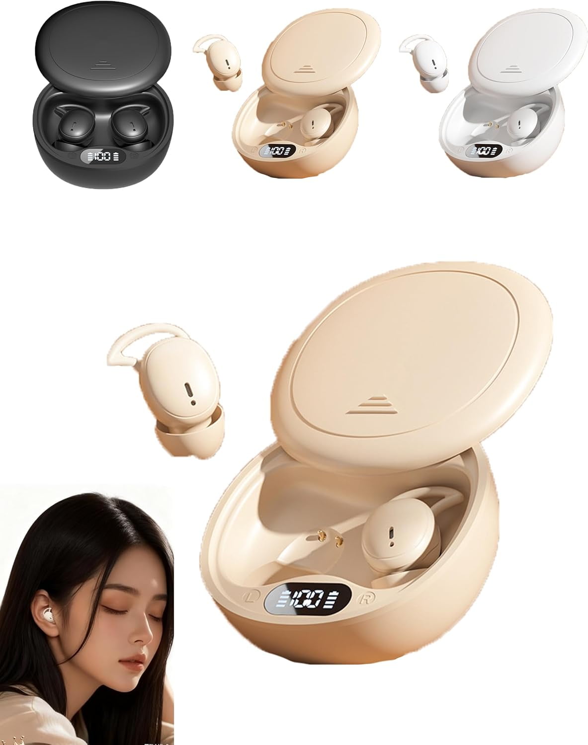 SnoozePods Pro Bluetooth Sleepbuds, Elyrasleep Noise Cancelling ...