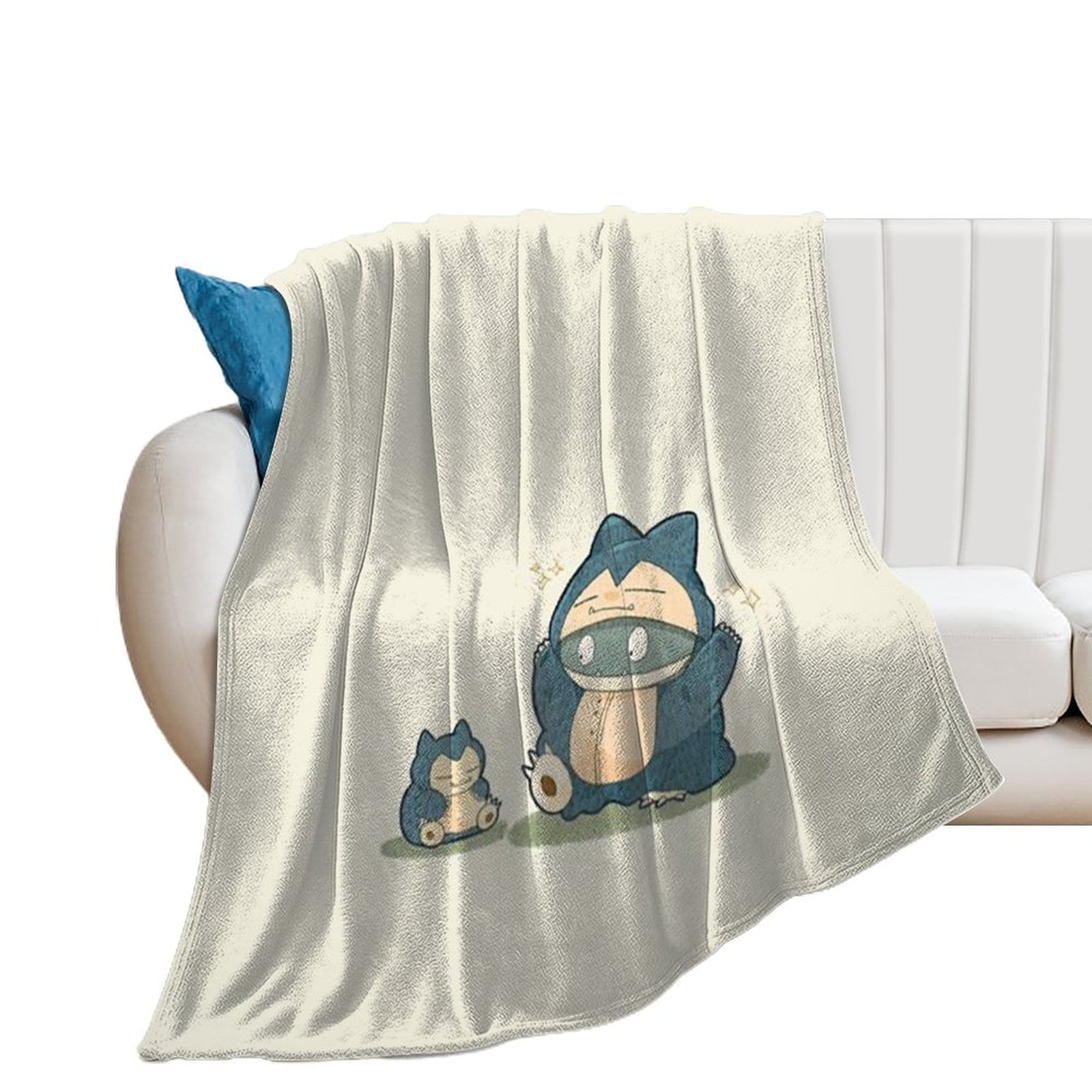 Snor-lax Throw Blanket Flannel Anime for Girls Boys Men Women Snor-lax ...