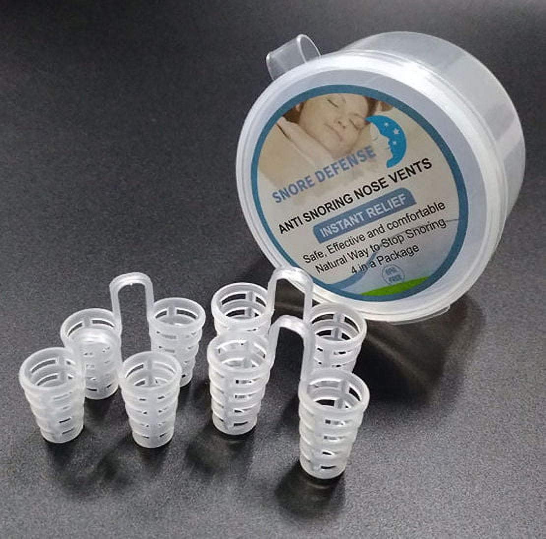 Snore Relief Nose Vents Anti Snoring Sleep Apnea Aids - Nasal Dilators ...