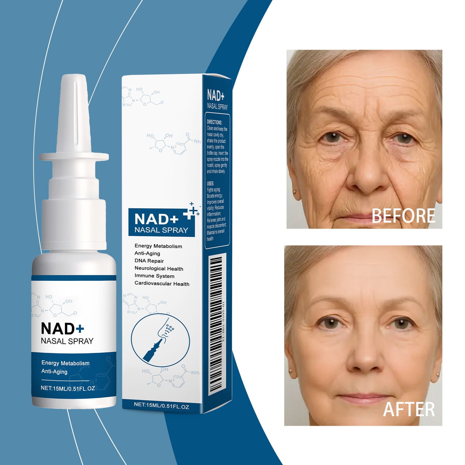 Snoring Nasal Spray Nasal Congestion And Discomfort Clean Nasal Cavity ...