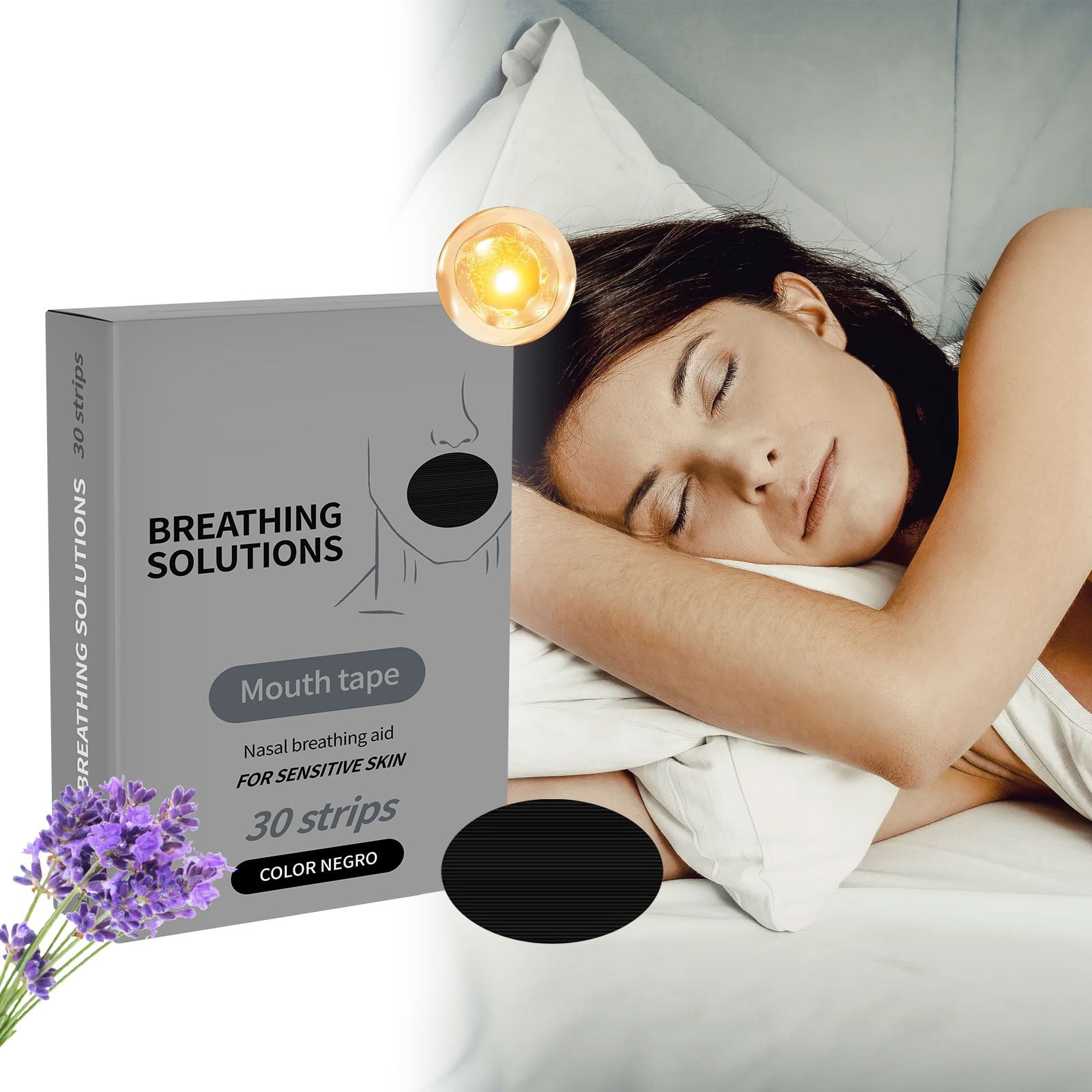 Snoring Nasal Strips - Anti Snoring Nasal Strips, Breathable, Adhesive ...