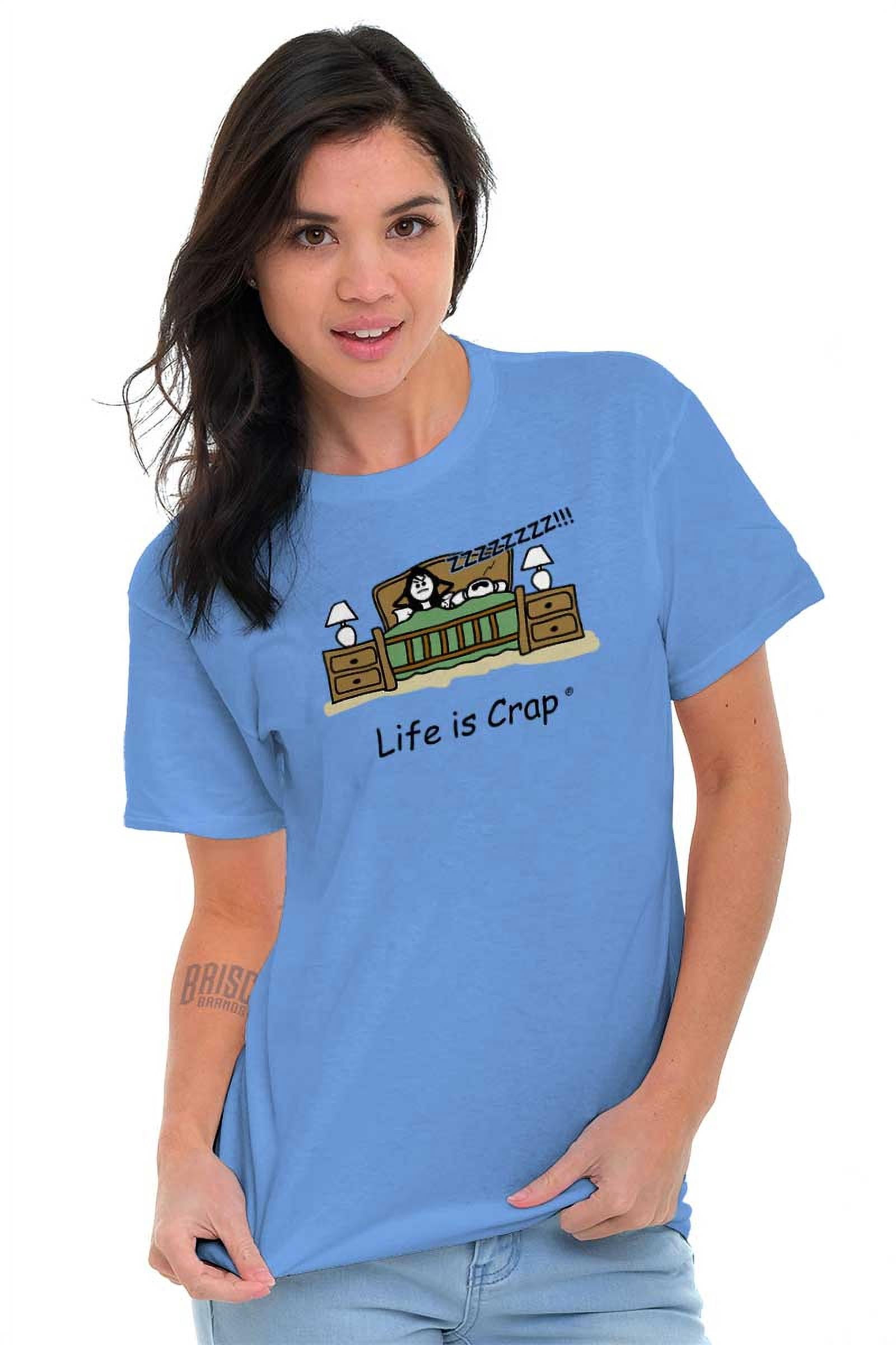Snoring Partner Married Life Women's Graphic T Shirt Tees Brisco Brands ...