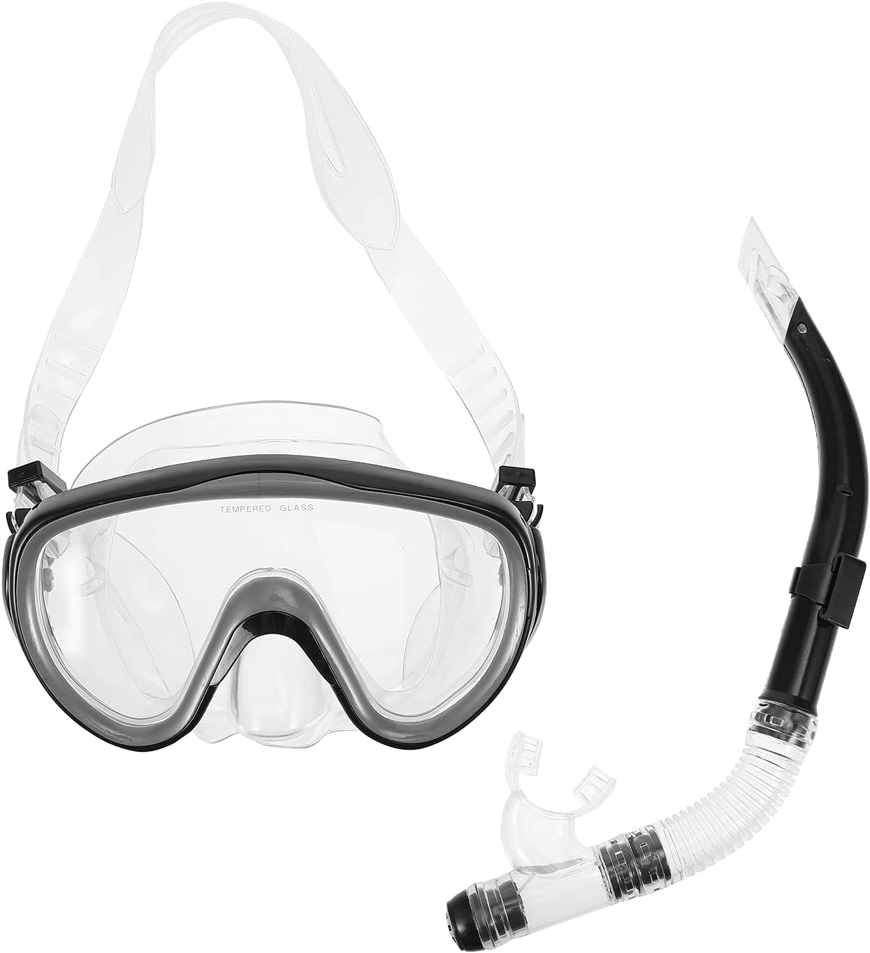 Snorkel Mask, Snorkeling Mask, Dive Dry and Seal Mask with Impact ...