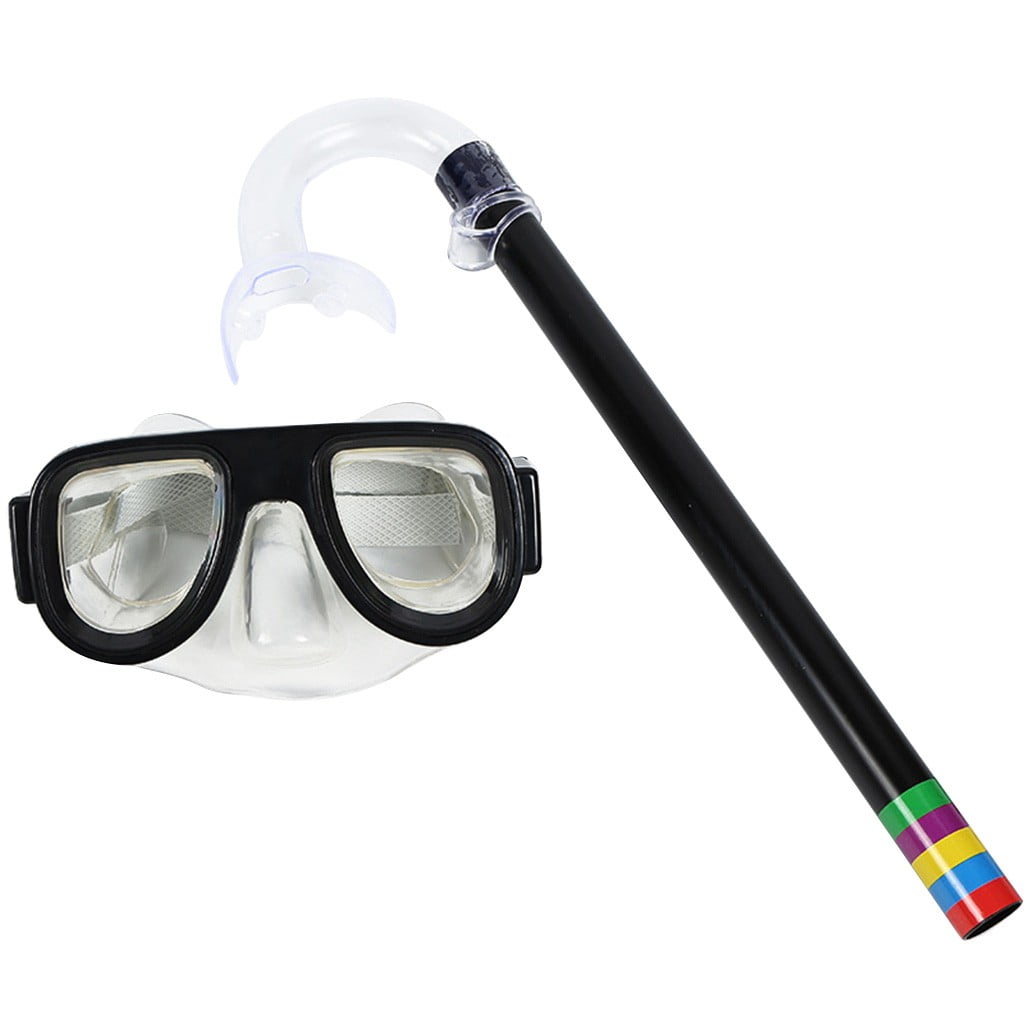 Snorkel Set,Large Frame Diving Mask,Fogproof and Waterproof,Silicone ...