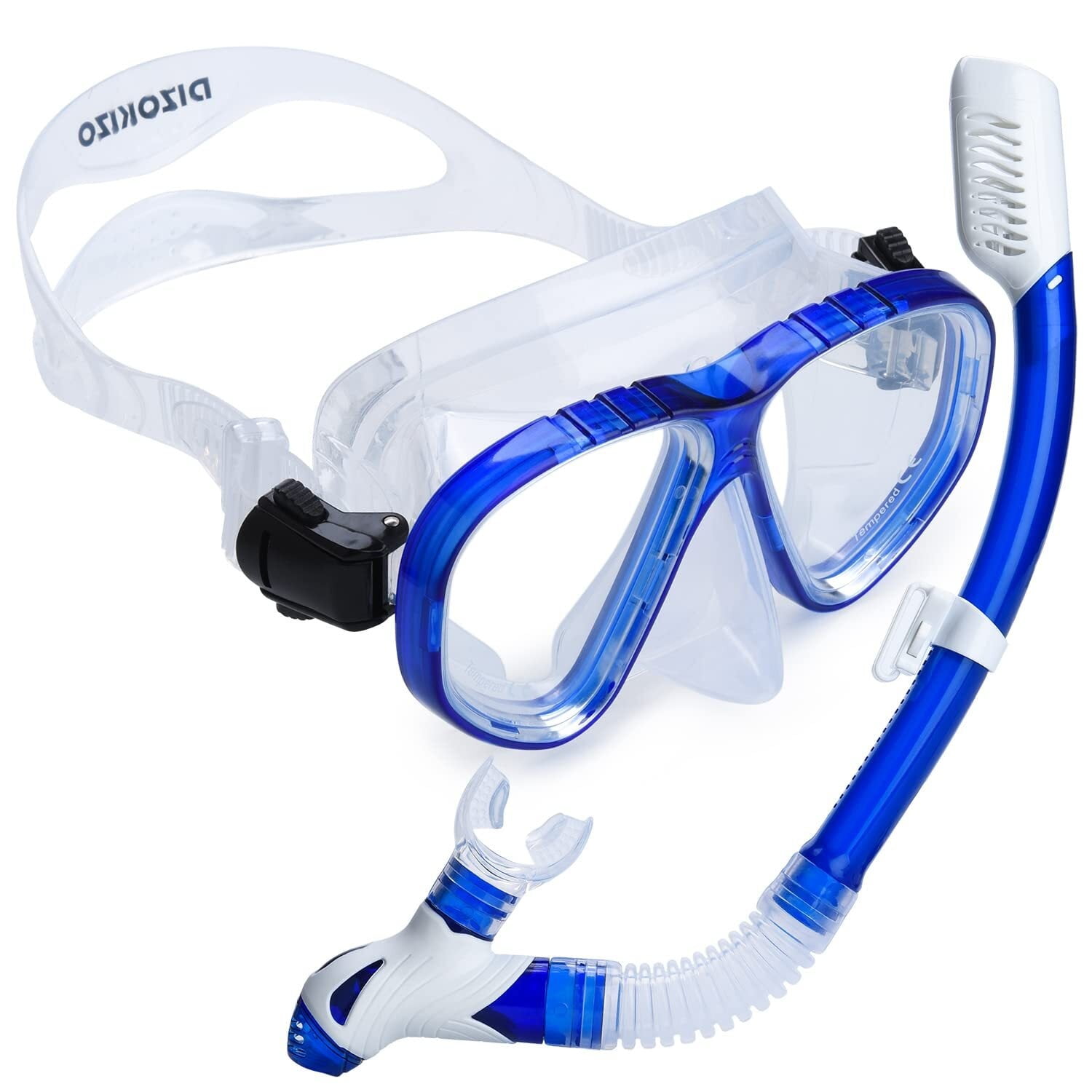 Snorkel Set Wide-View Adult Snorkeling Scuba Gear, Professional Snorkel ...