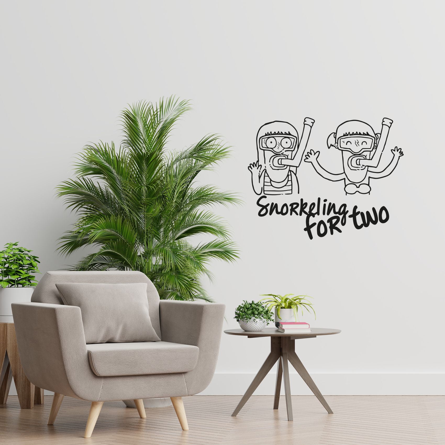 Snorkeling For Two Quote Friends Snorkel Diving Swimming Underwater ...