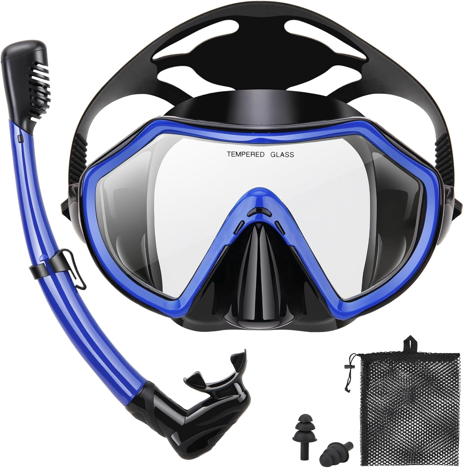 Snorkeling Gear for Adults, Dry Adult Snorkel Set HD Panoramic View ...