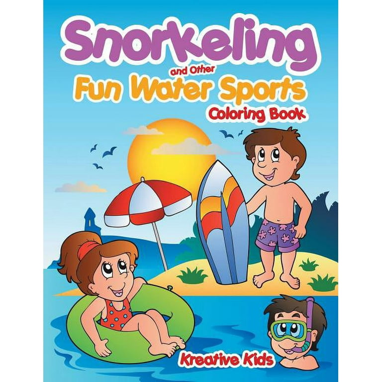 water sports coloring pages