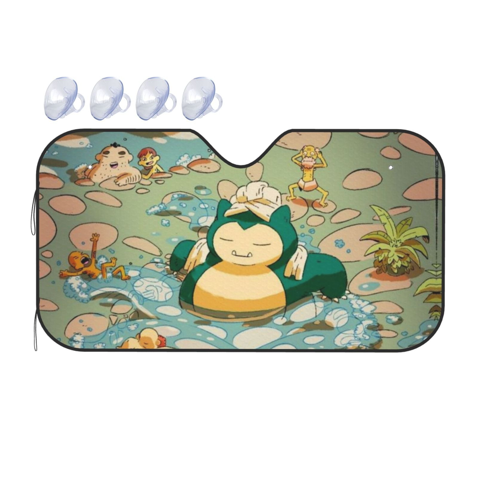Snorlax Car Windshield Sun Shade Sunshade for Car Window Car Sun Shade ...