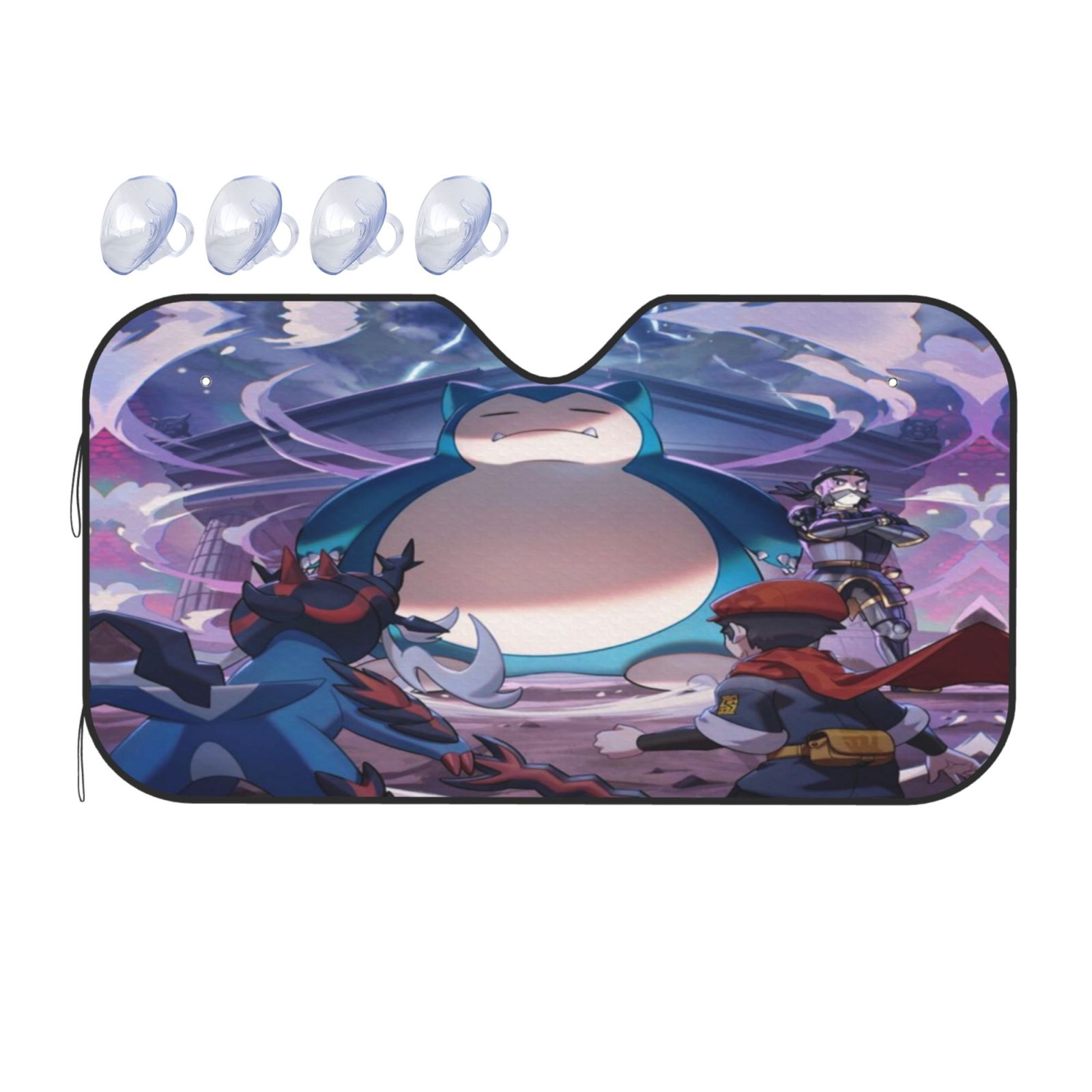 Snorlax Car Windshield Sun Shade Sunshade for Car Window Car Sun Shade ...
