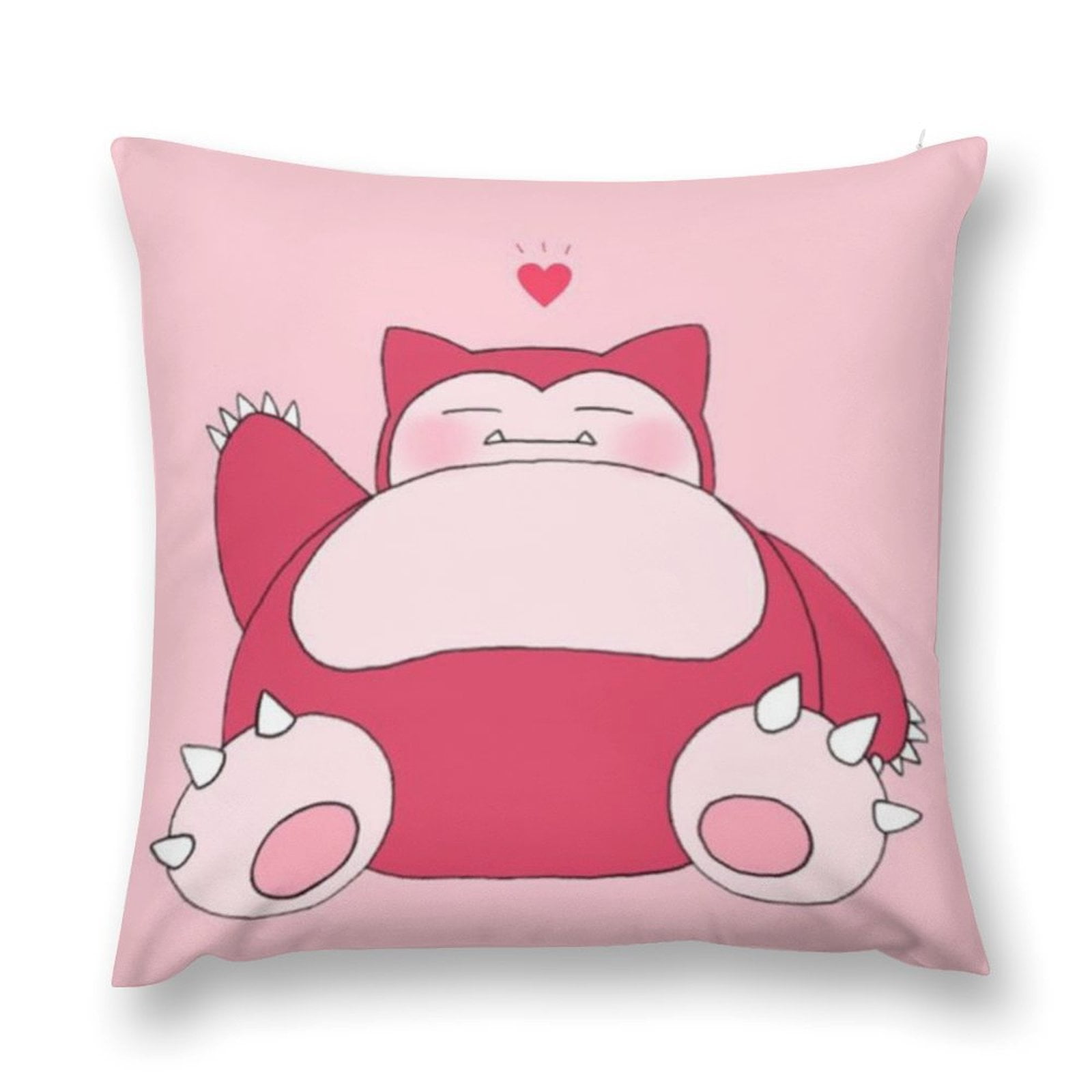 Snorlax Pillowcase Cartoon Anime for Living Room Bedroom Office 20 "x20 ...
