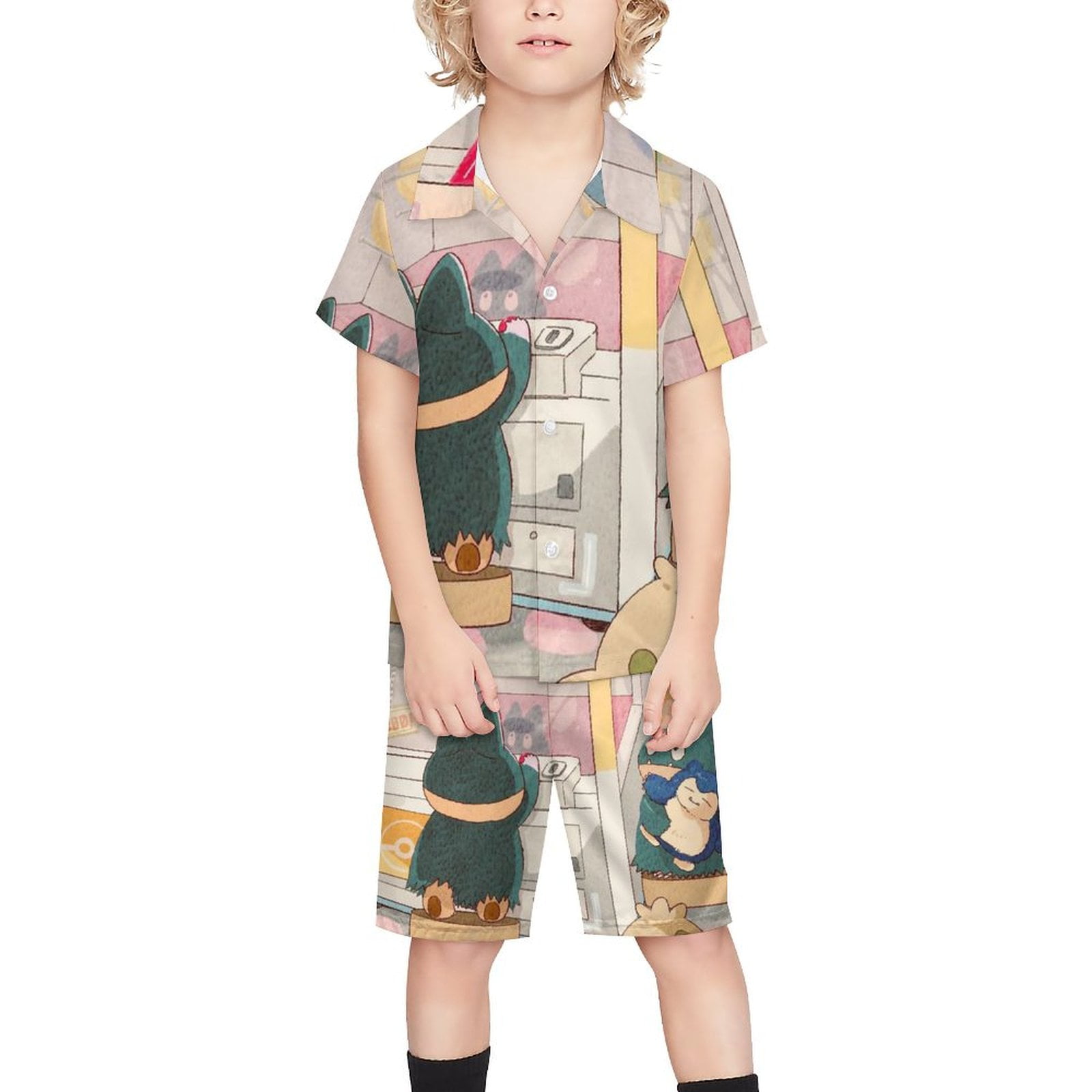 Snorlax Swim Trunks Anime Cute for Boys Gift 9-10T Snorlax Merch ...