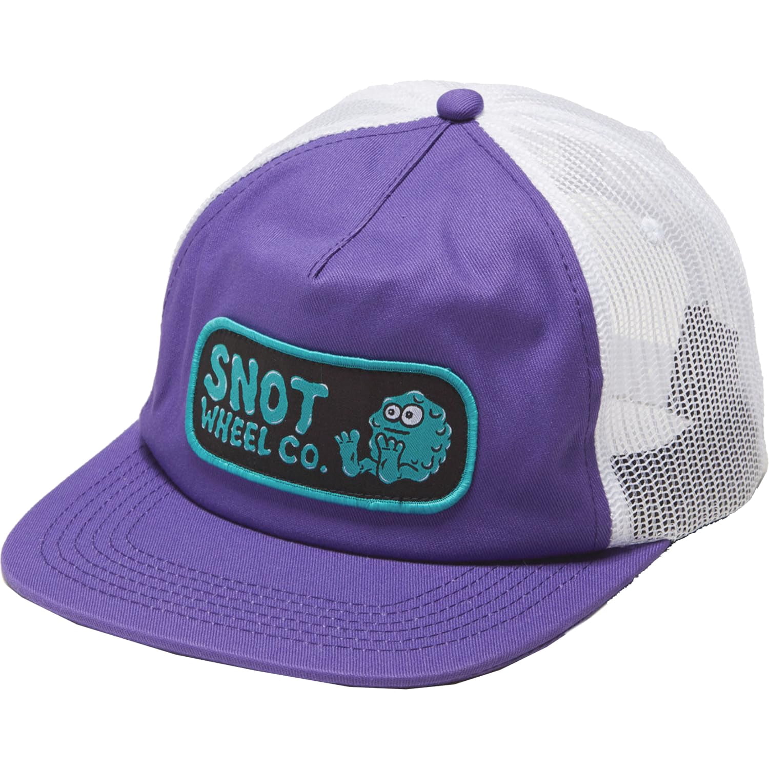 Snot Logo Patch Trucker Hat Purple - Walmart.com