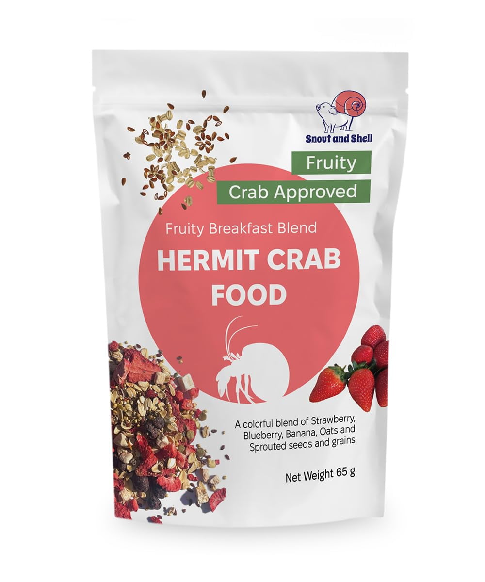 Snout and Shell Fruity OIF8 Breakfast Blend Hermit Crab High Protein ...