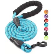 4.9 FT Dog Leash with Comfortable Padded Handle and Highly Reflective ...