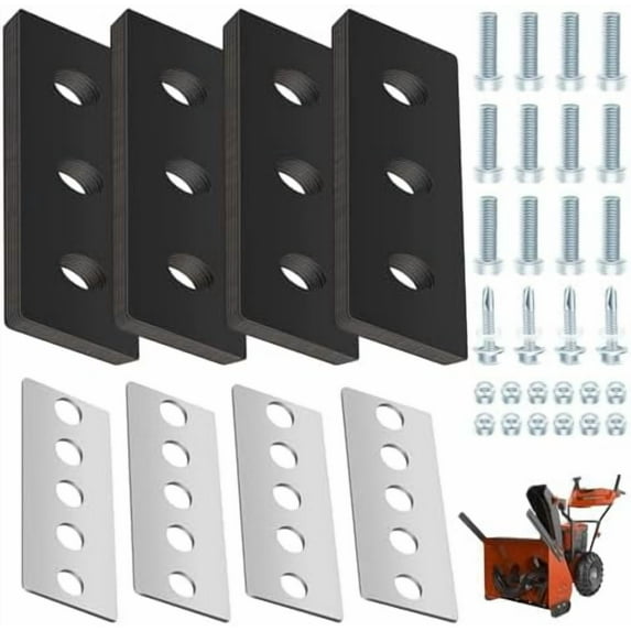 Snow Blower Impeller Modification Kit - 3/8" 4-Blade Universal, for ...