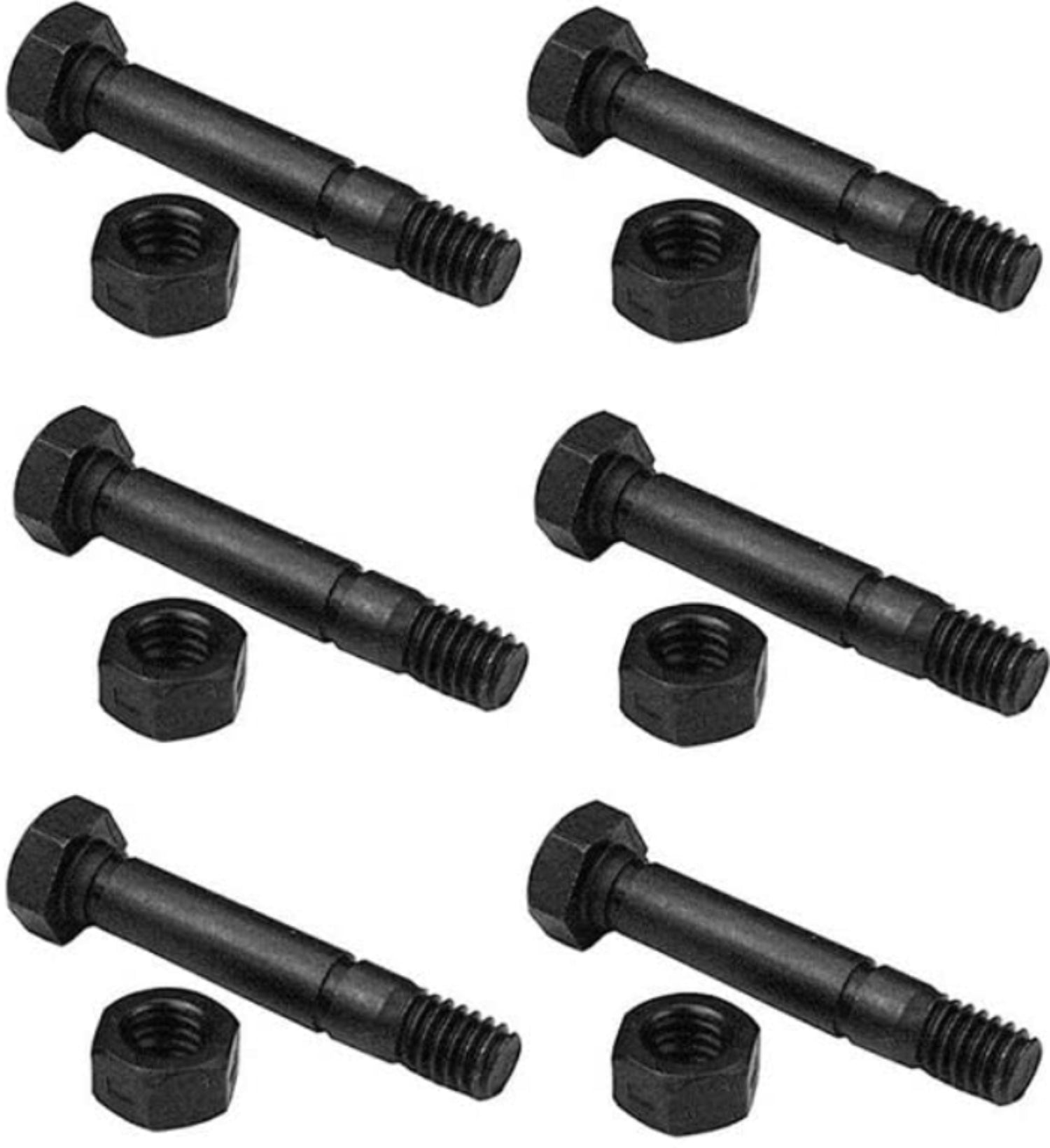 Snow Blower Shear Pin Bolt Locknut Set Fits Ariens Deluxe 24 Snowblower