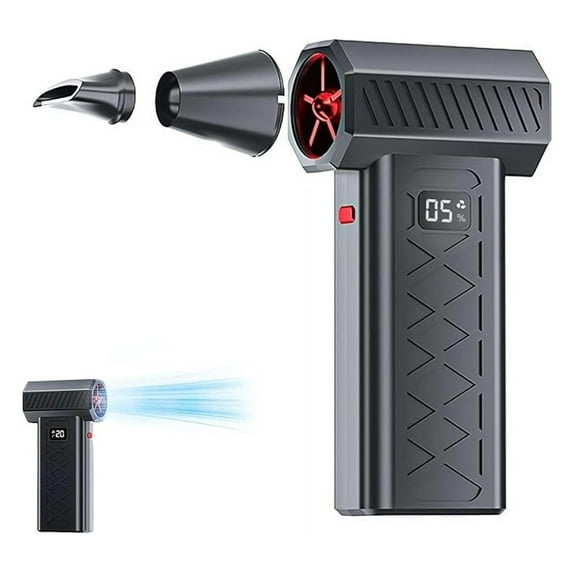 Snow Blower & Vacuum, Turbo Air Blower 130000 RPM, 2-in-1 Cordless Snow ...