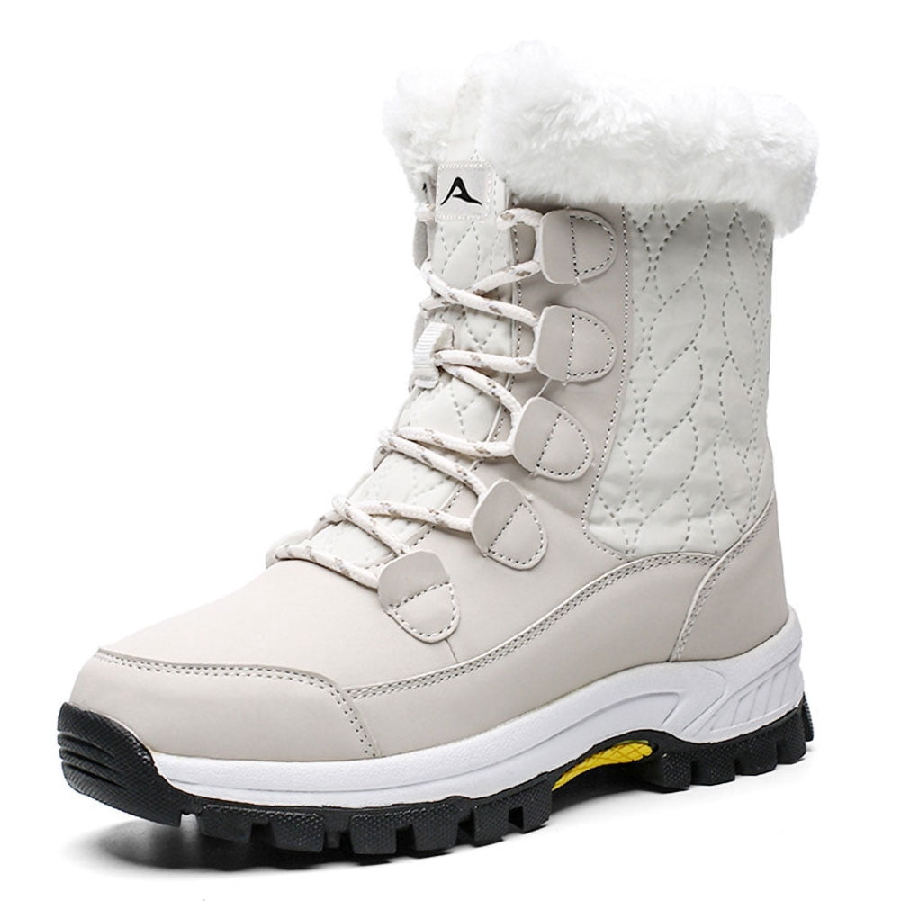 Ecetana Women's Winter Snow Boots, Waterproof, Faux Fur Lined, Anti ...
