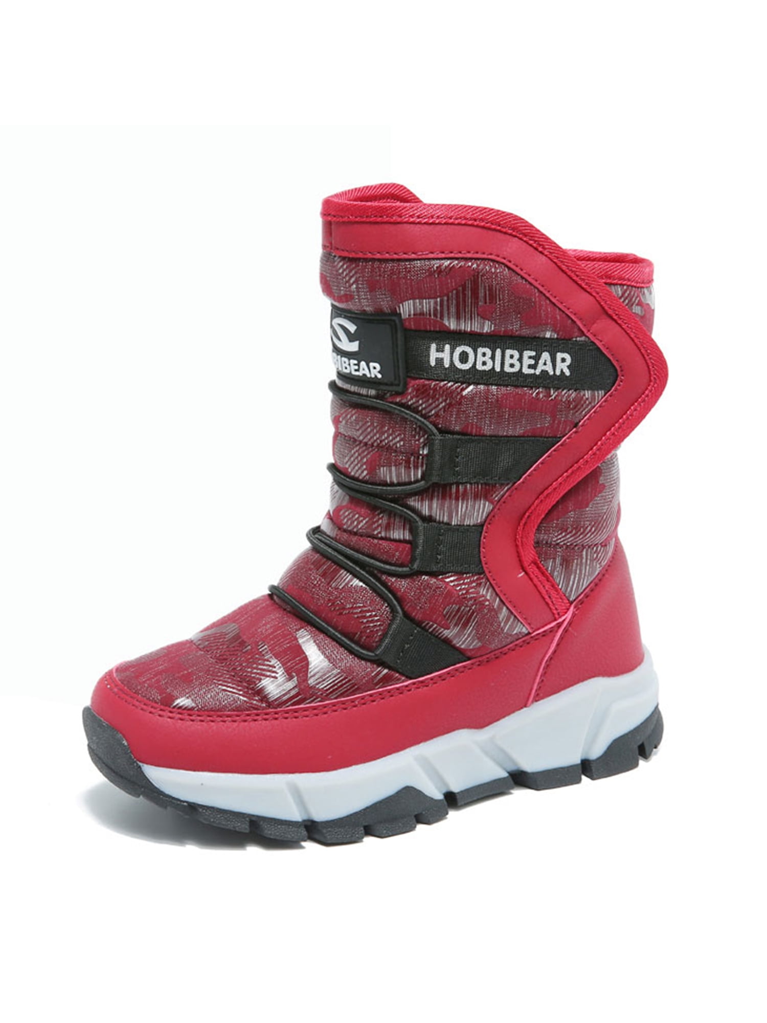 Snow Boots Winter Waterproof Slip Resistant Cold Weather Shoes for Boys ...
