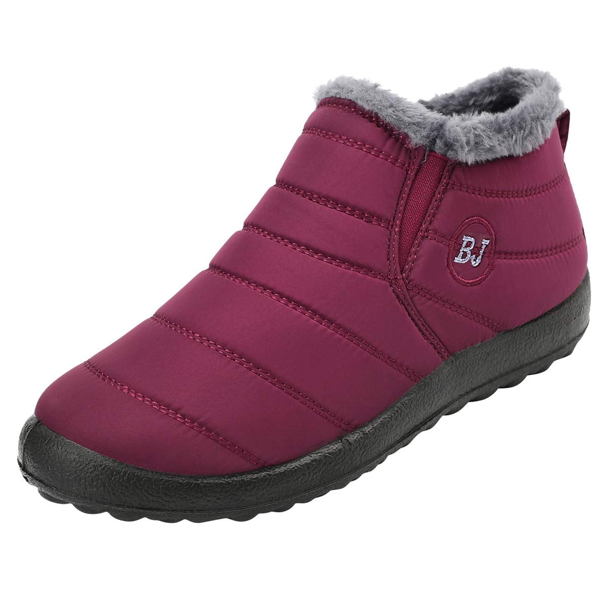 Snow Boots Women Winter Anti-Slip Ankle Booties - Walmart.com