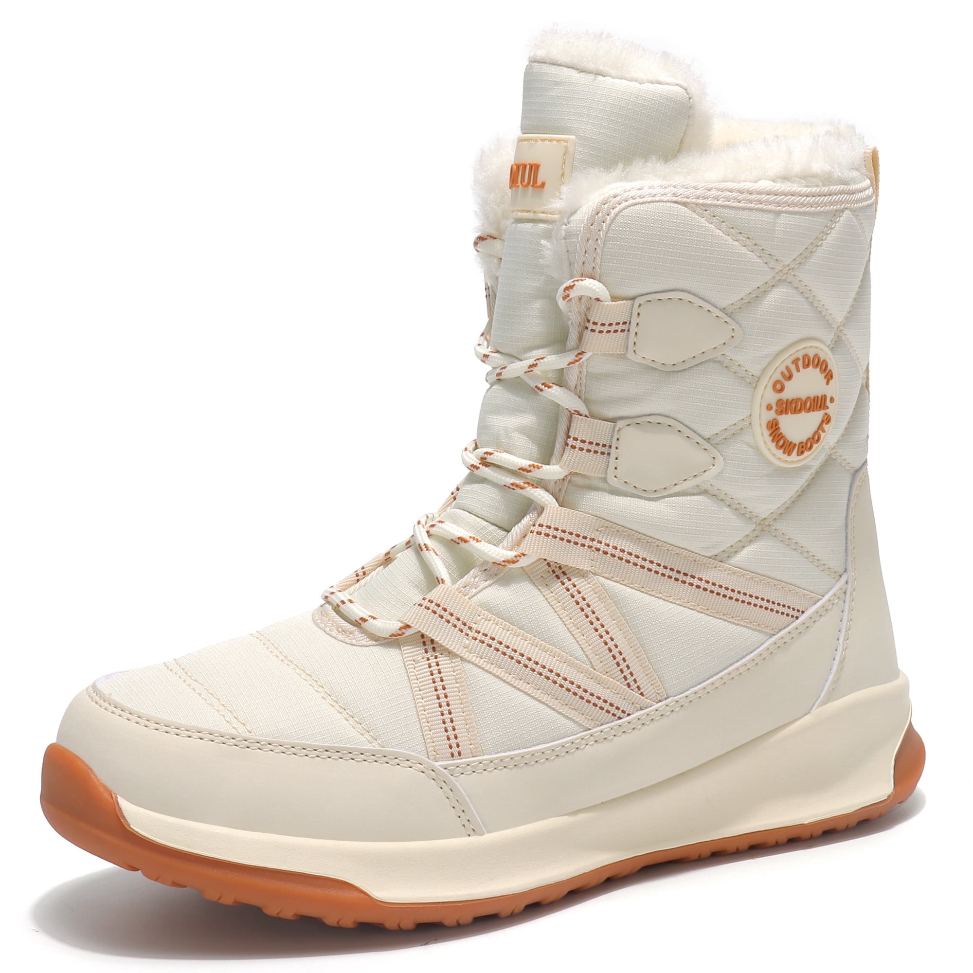 Snow Boots for Women Winter the Cold Weather Fur Warm Waterproof ...