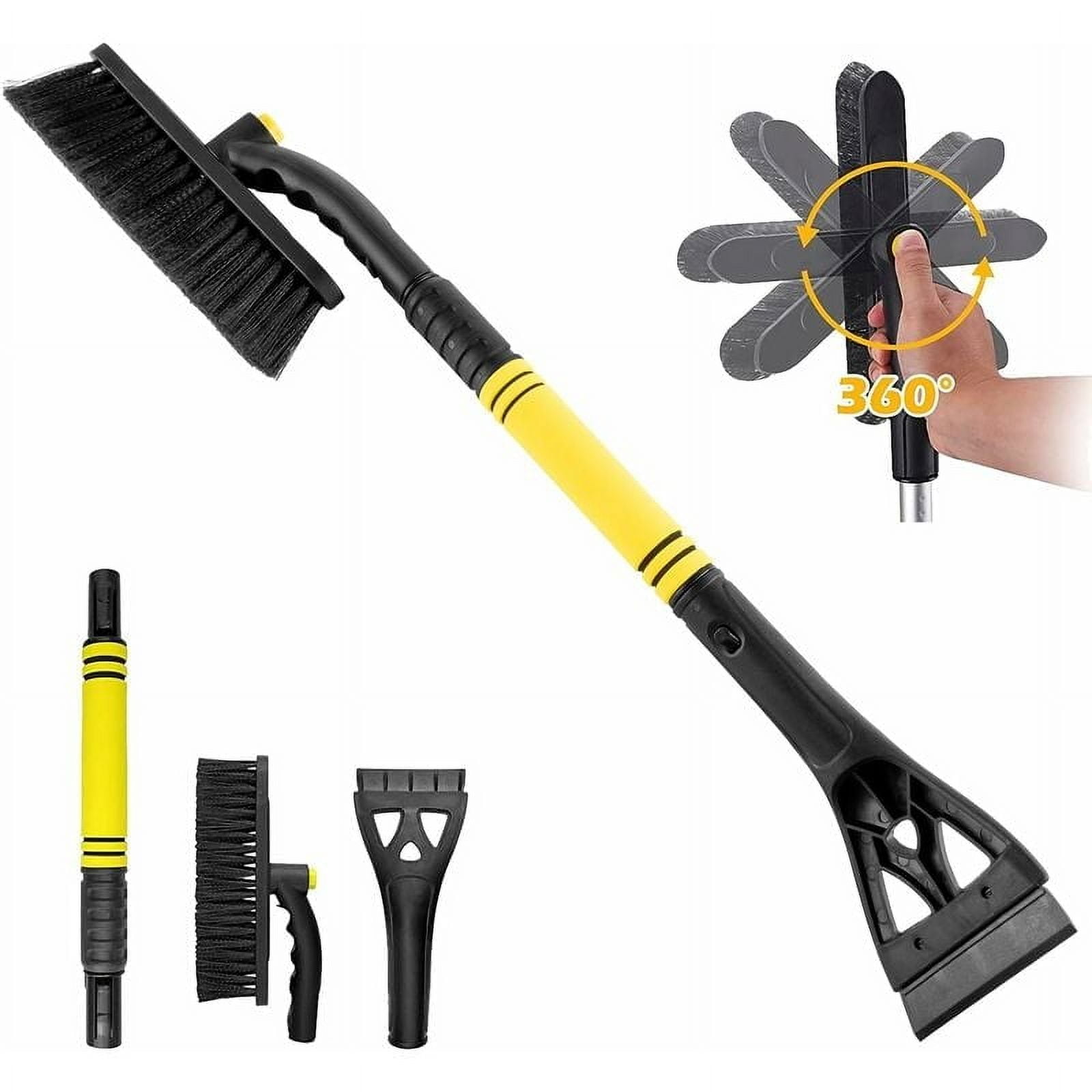 Snow Broom Ice Scraper 2 in 1 Squeegee Windshield Anti Frost Removal ...