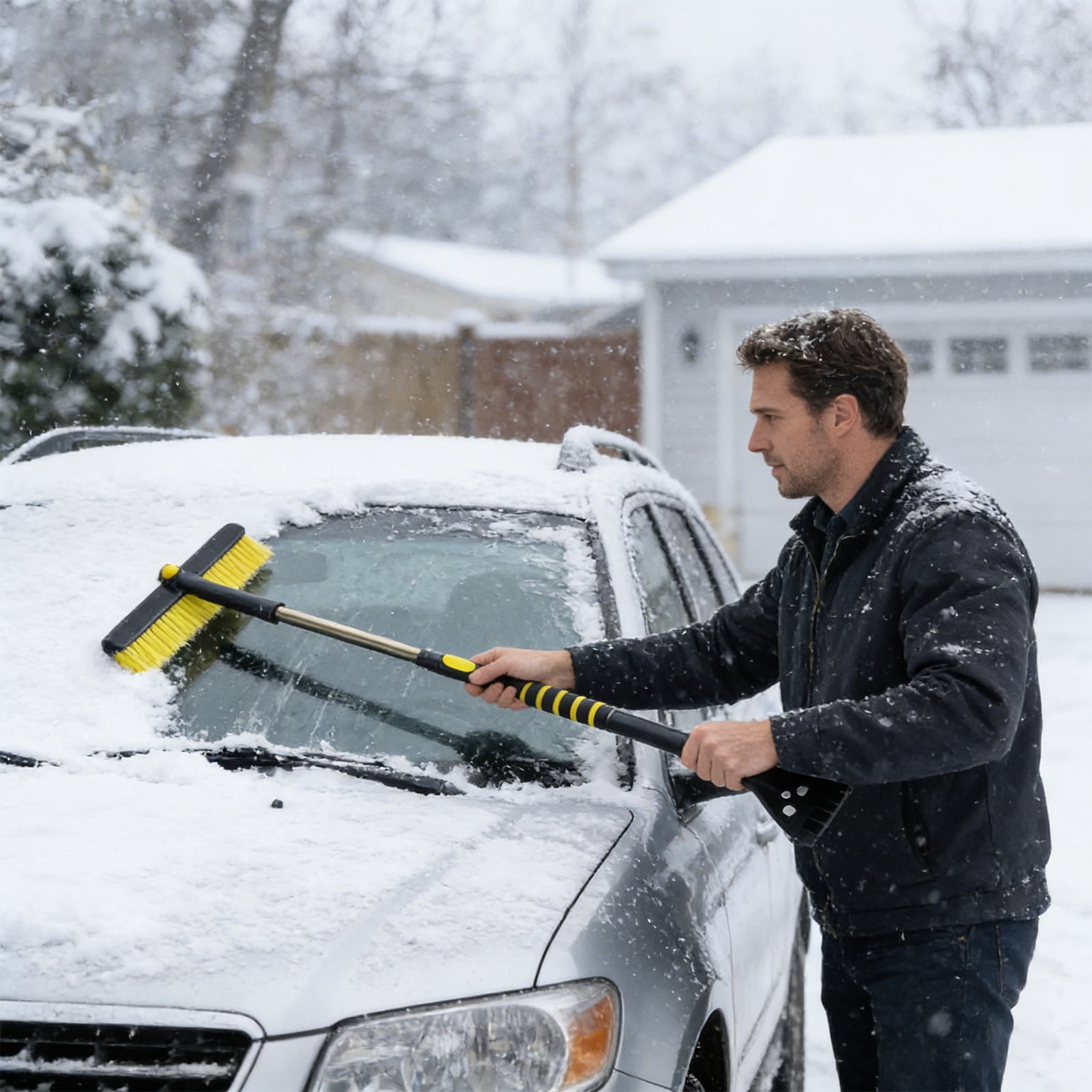 Snow Brush and Ice Scrapers for Car Windshield Extendable Snow Shovel ...