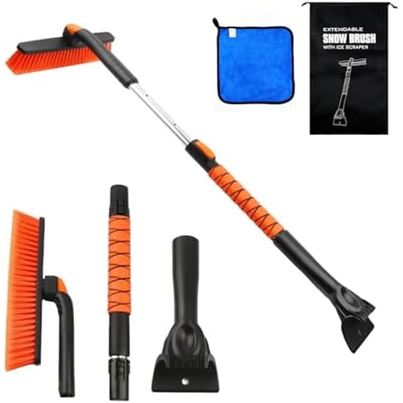 Snow Brush for Car, Ice Scrapers for Car Windshield, 44 Inch Upgraded ...