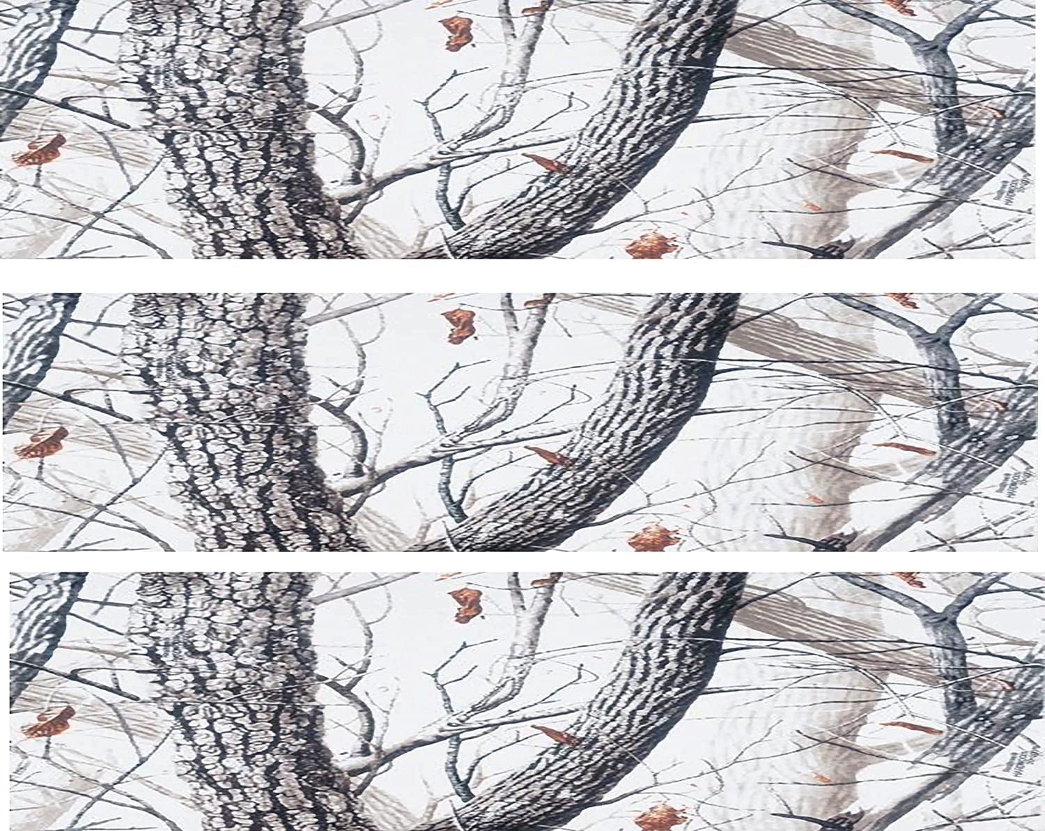 Snow Camouflage Camo Edible Icing Image Cake Strips Side Edge ...