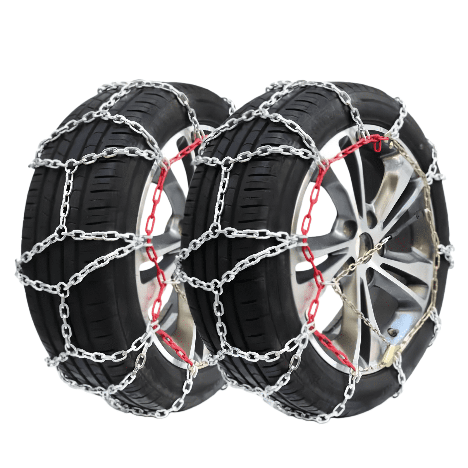 Snow Chains Tire Chains For Cars Pickup Trucks SUV, 1 Min Quick Fit ...