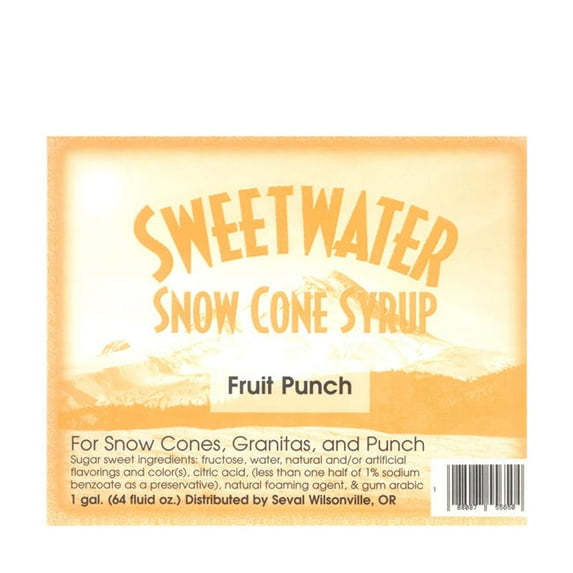 Snow Cone Fruit Punch Syrup - Walmart.com