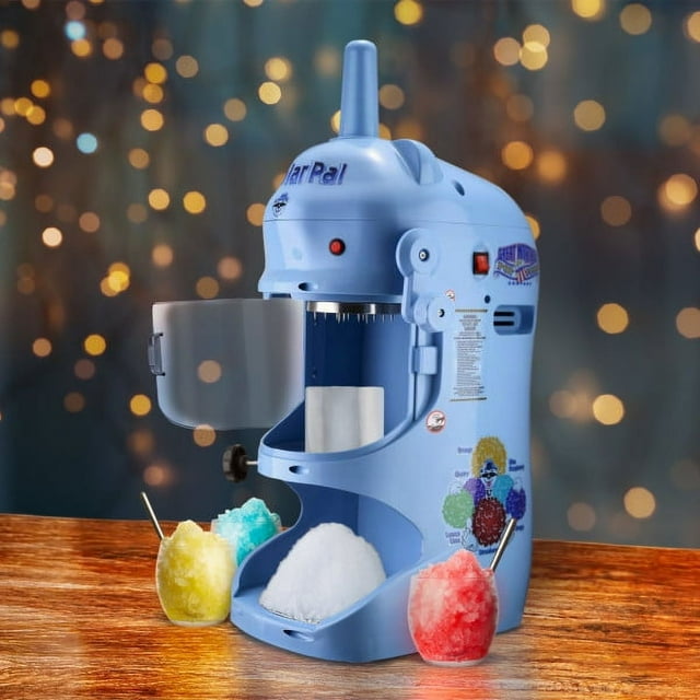 Free Shipping! Snow Cone Machine - Ice Shaver with 250W Motor, Blue ...