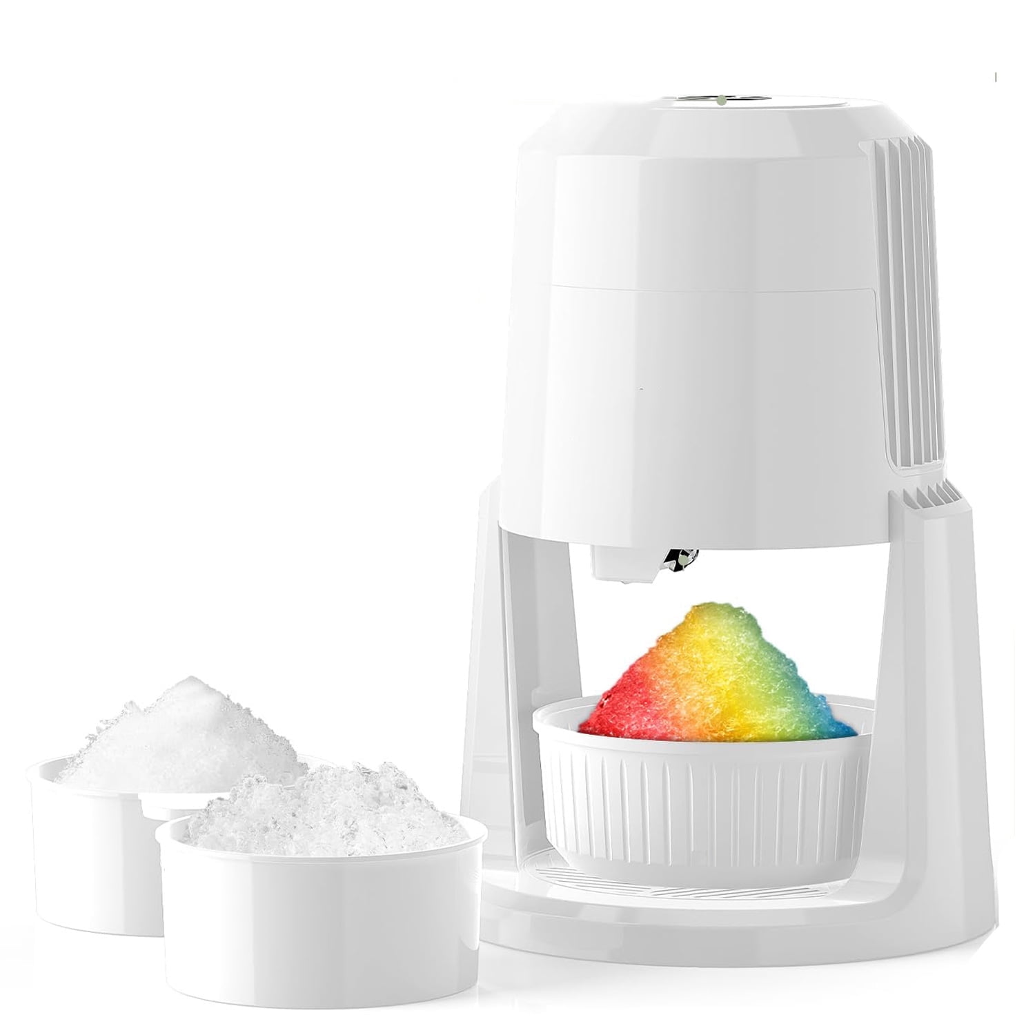 Shaved Ice Machine, Snow Cone Machine, 2 ICY Textures Ice Shaver for ...