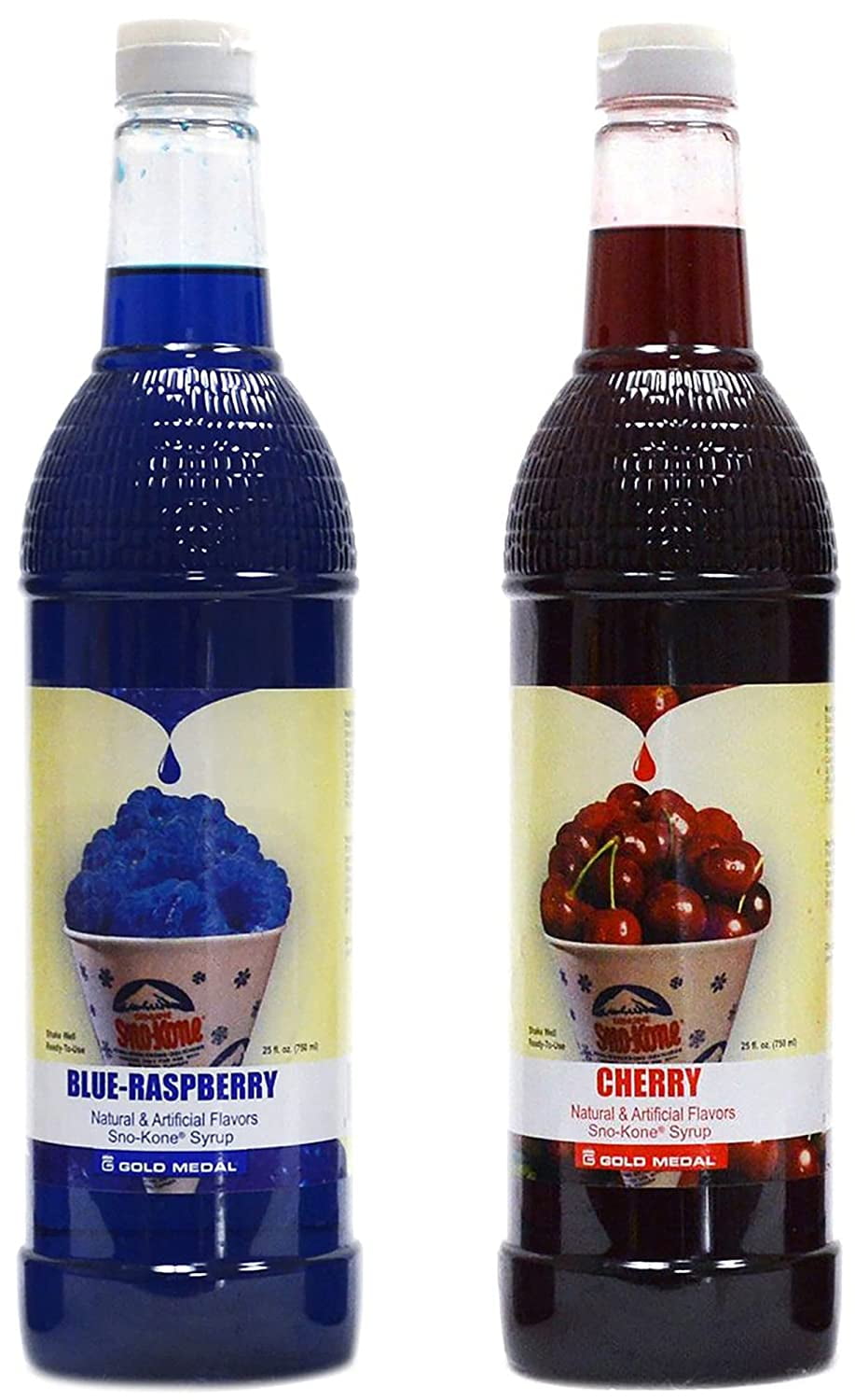 Walmart's Snow Cone Syrup (25 Fl Oz, Pack of 2) - Cherry & Blue ...