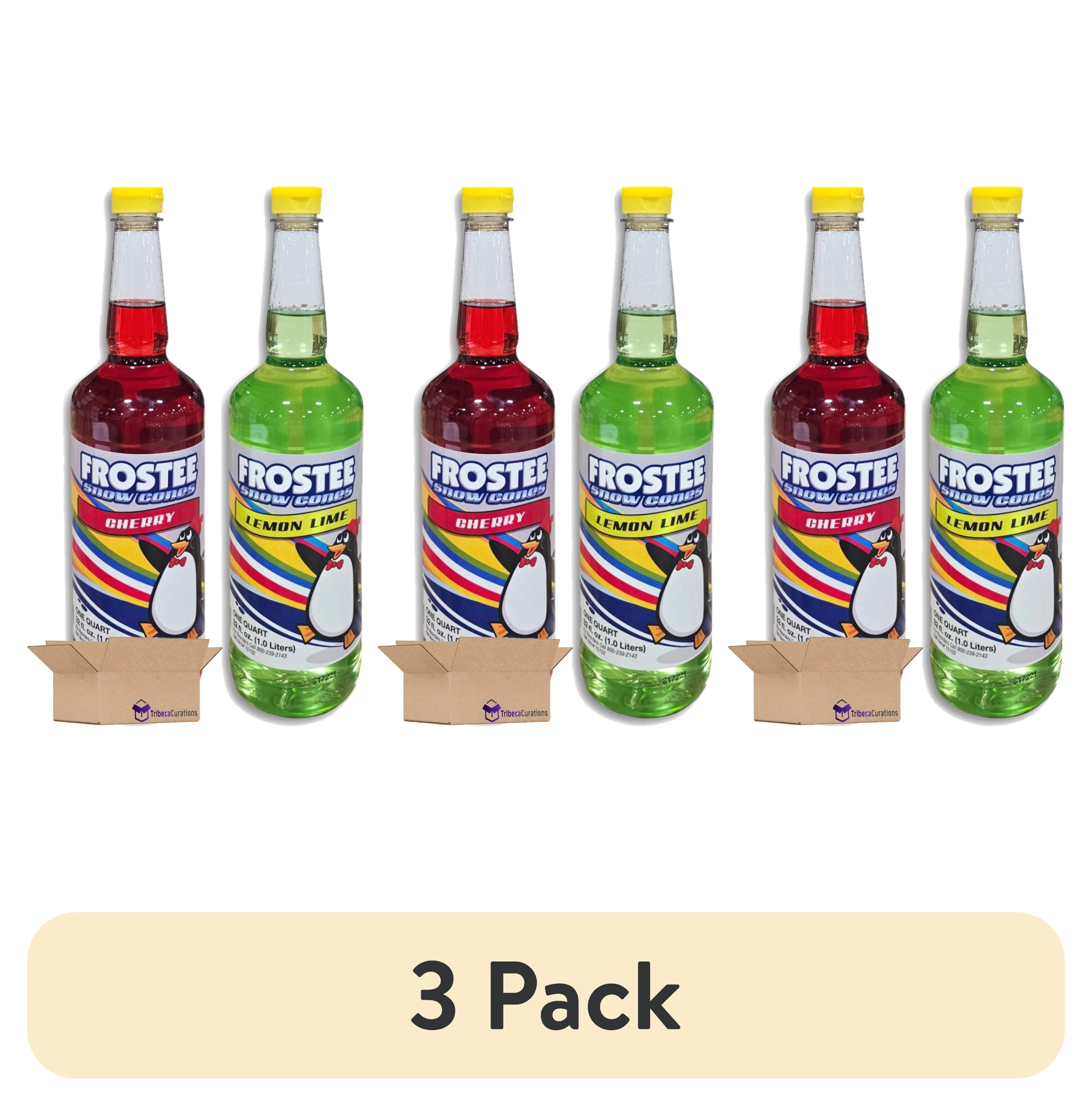 (3 pack) Snow Cone Syrup 3 Flavor Variety Pack Cherry, Lemon Lime ...