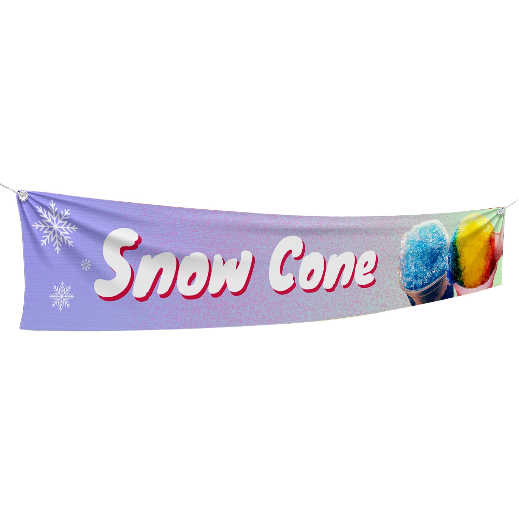 Snow Cones Large Banners and Signs for Outdoor by DreamController ...
