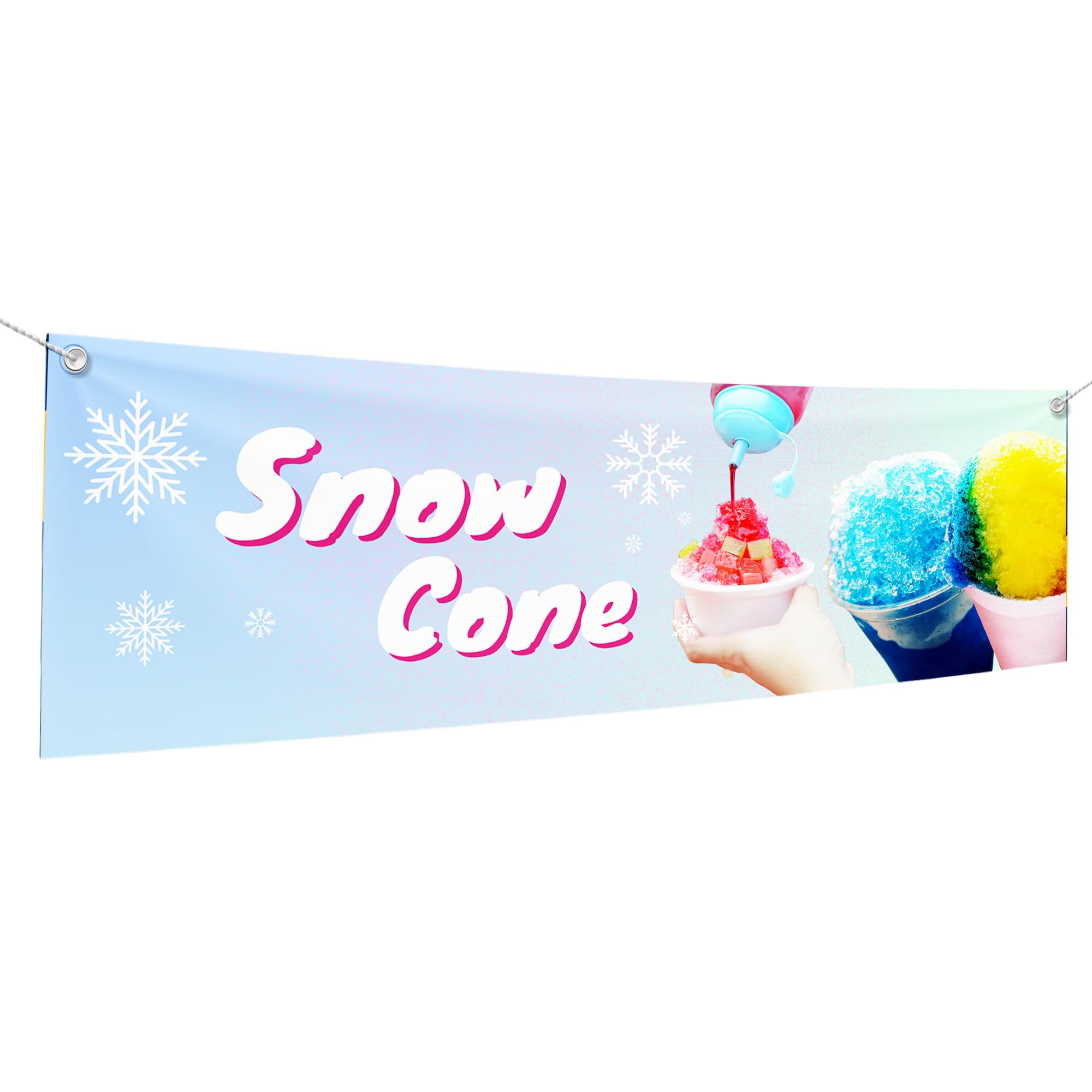 Snow Cones Large Banners and Signs for Outdoor by DreamController ...